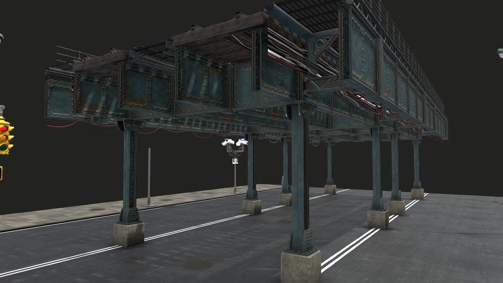 Elevated Railway Set - 3D model by Ben Stevens (@benfresh76) [2834929 ...