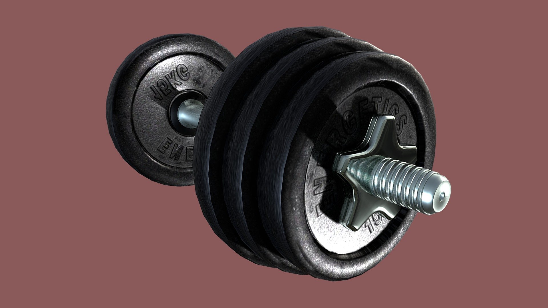 Dumbbell - Download Free 3D model by tadeus [2835f3b] - Sketchfab
