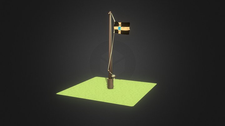 Flagpole 3D models - Sketchfab