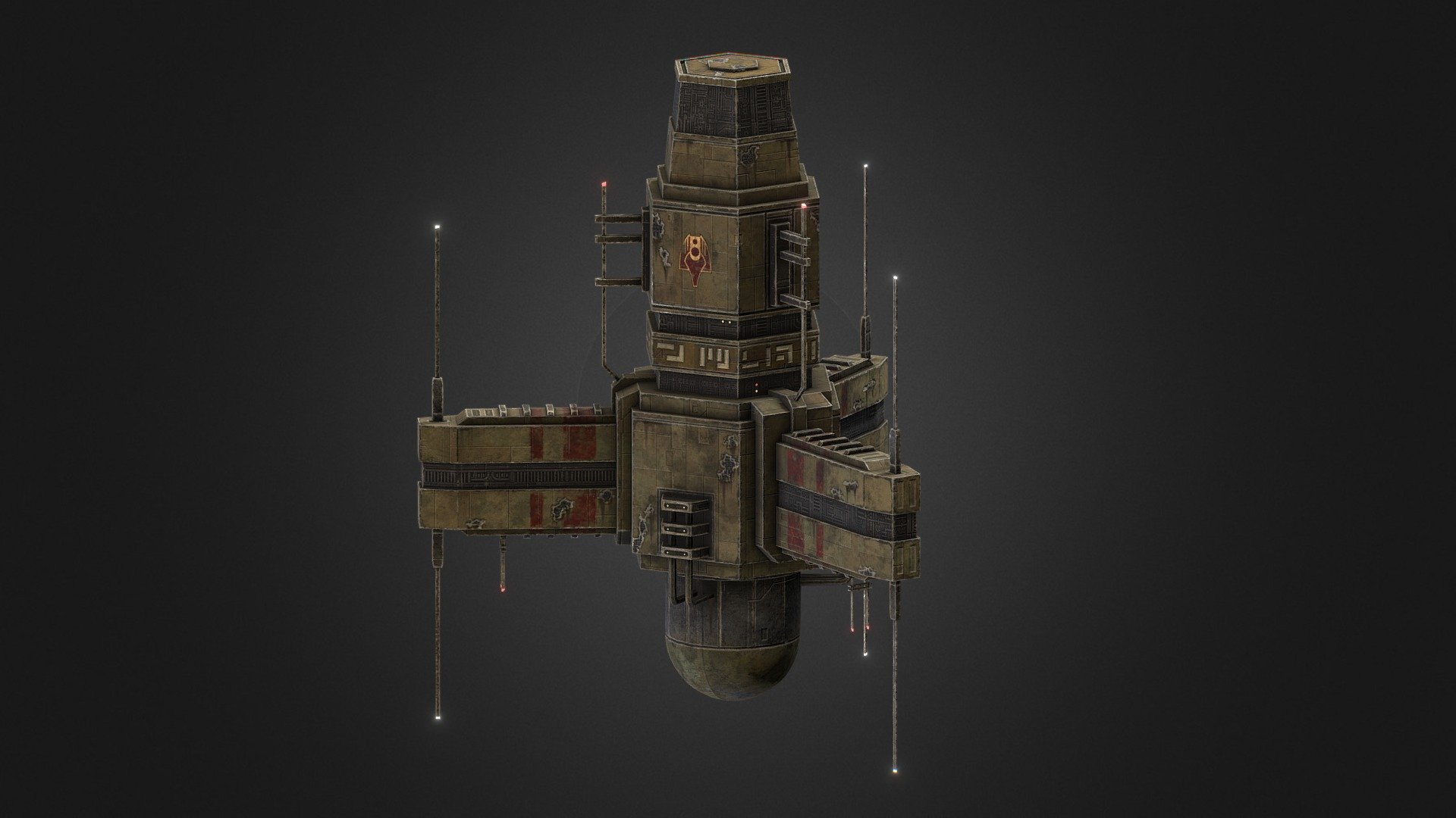 Onderonian Technical Station - 3D model by Kharak [28364b4] - Sketchfab