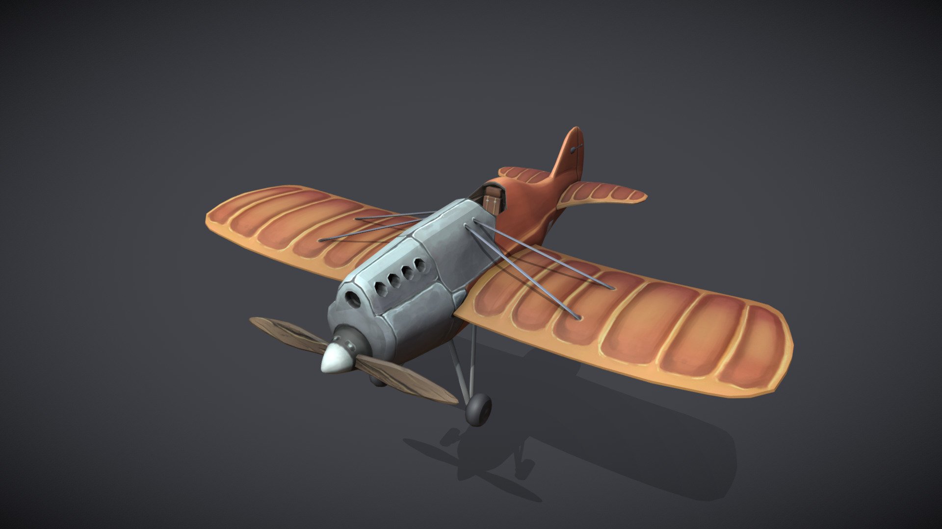 RustAirBorn - Racer Plane - 3D model by Daan Van Schuylenbergh ...