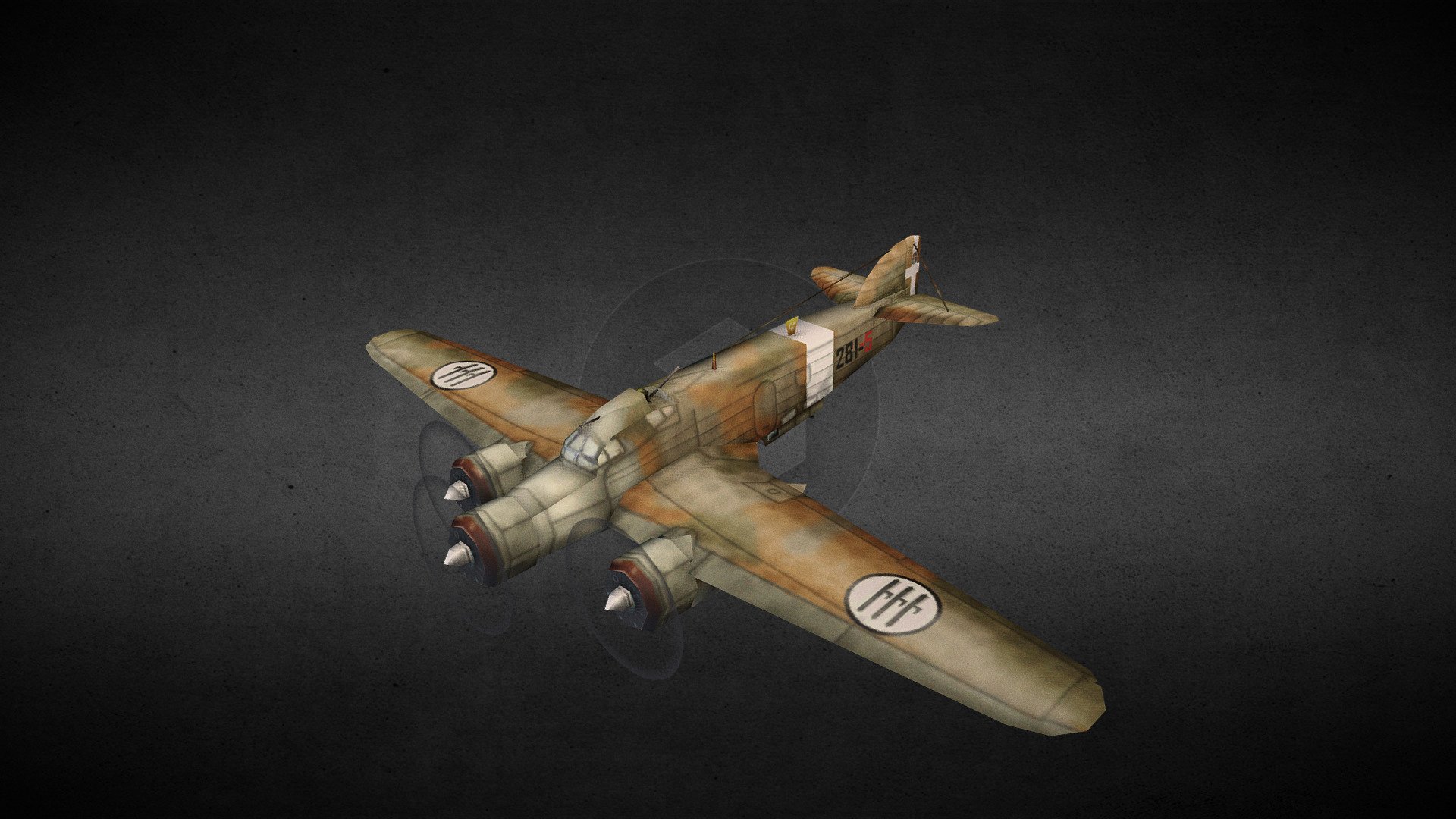 Savoia- Marketti SM 79-I Sparviero (Alternate) - 3D model by ...