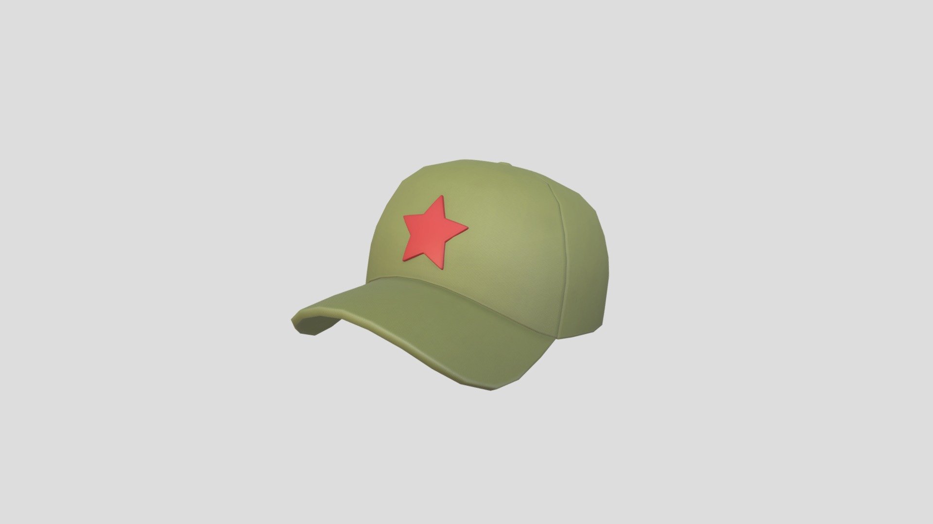 Red Star Cap - Buy Royalty Free 3D model by Suphanee [2837be9 ...