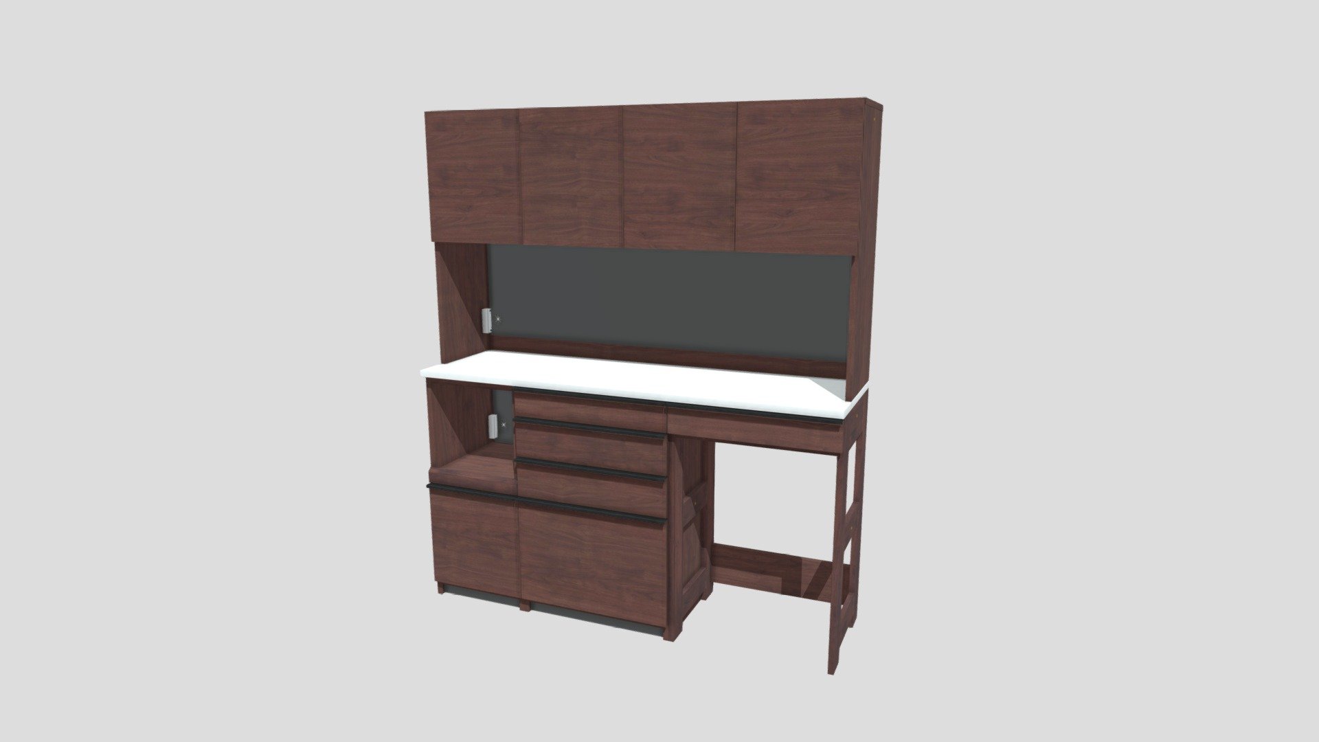コス W160 4点セット - 3D model by HOTTA WOODWORKS [283adcc] - Sketchfab