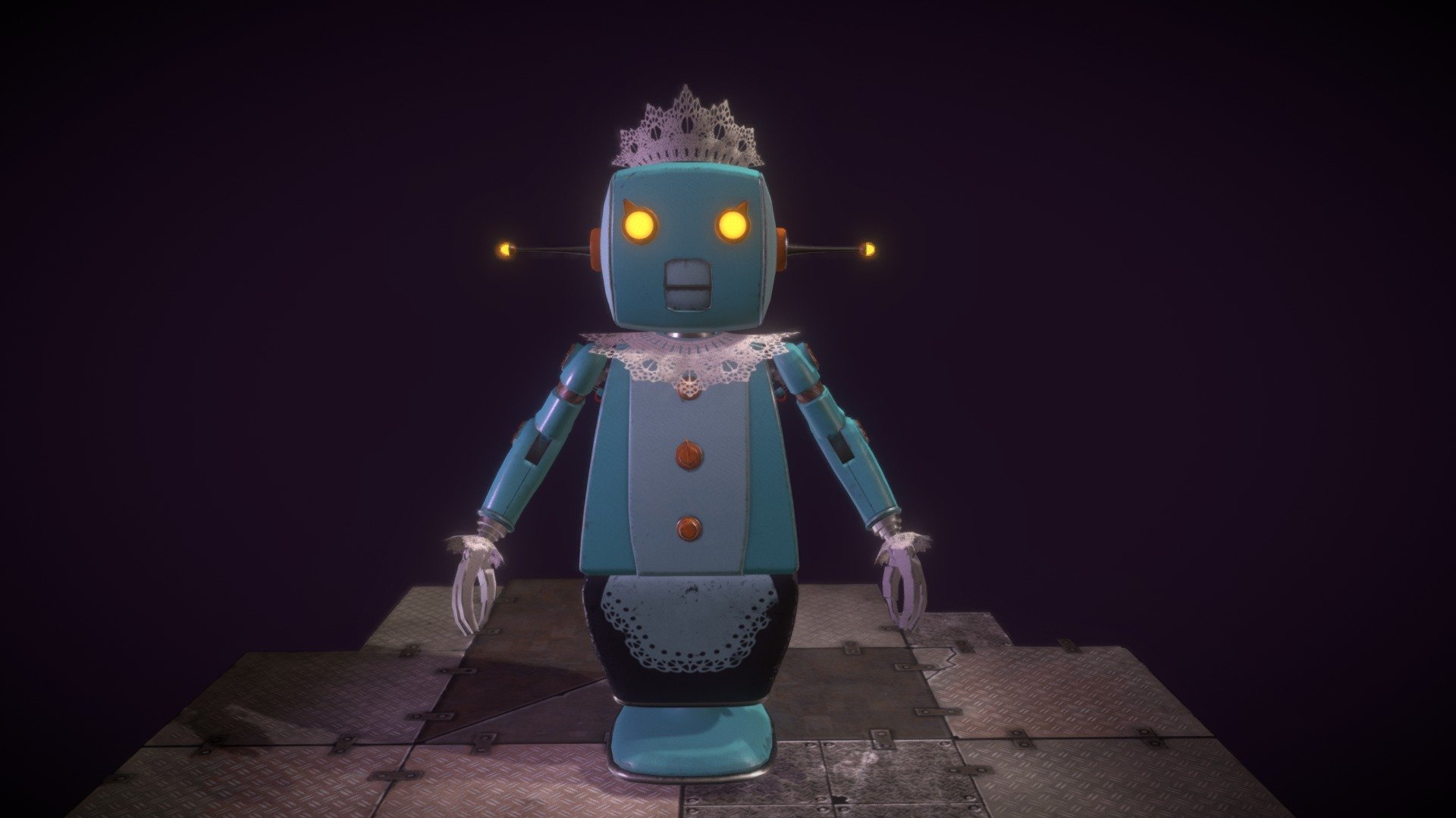 Rosey the Robot F.Art - 3D model by GOAT LAB (@GOATLAB) [283b134 ...