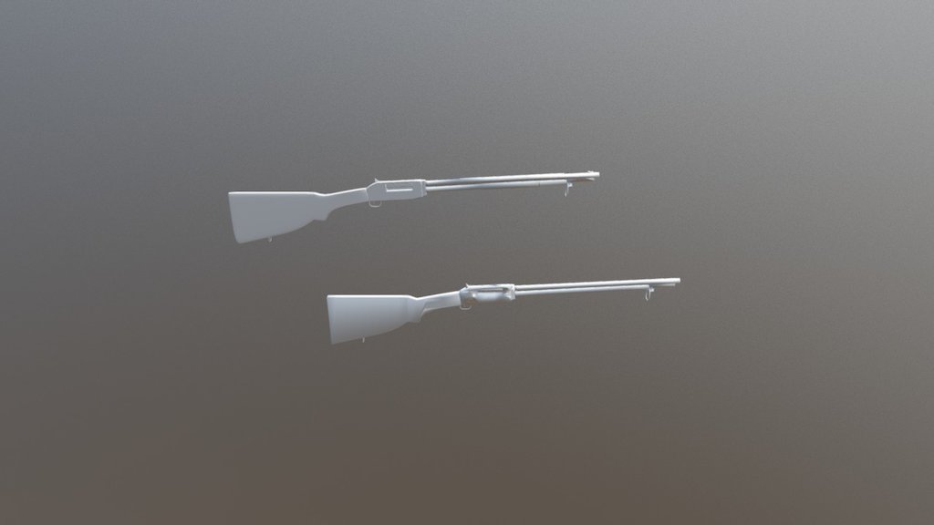 Trench Gun - 3D model by Jacob (@JacobBaggs) [283c11c] - Sketchfab