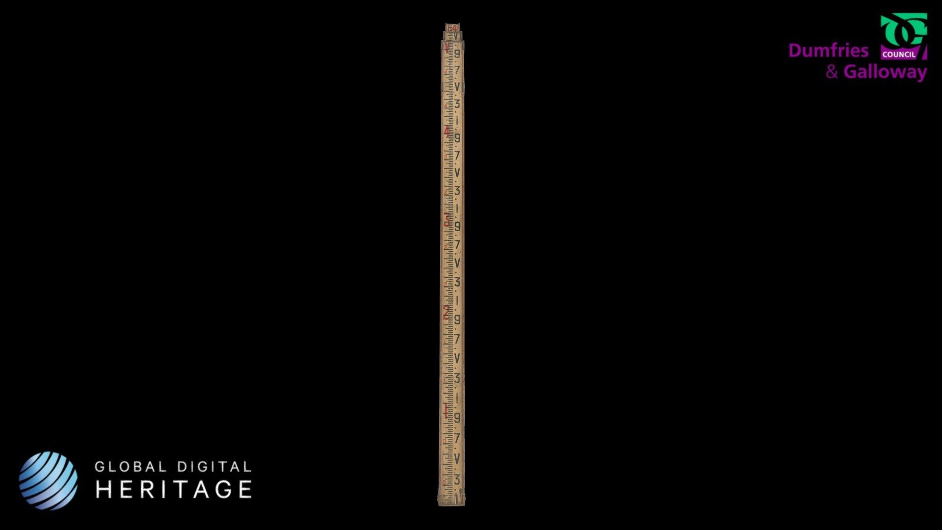 Surveyors Telescopic Measuring Staff - Download Free 3D model by Global Digital Heritage and GDH ...