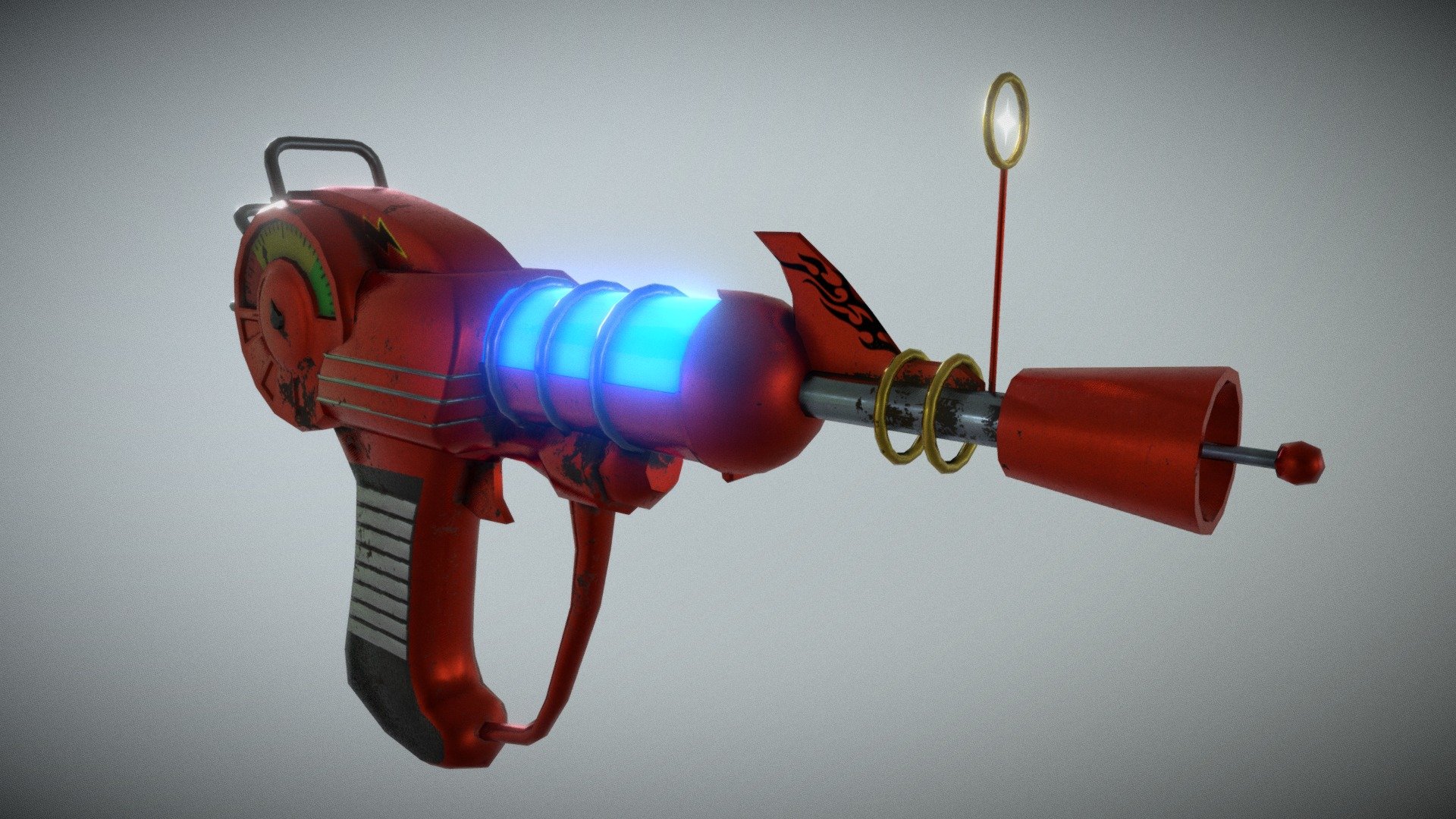 Ray Gun - 3D model by Ghalek [2840355] - Sketchfab