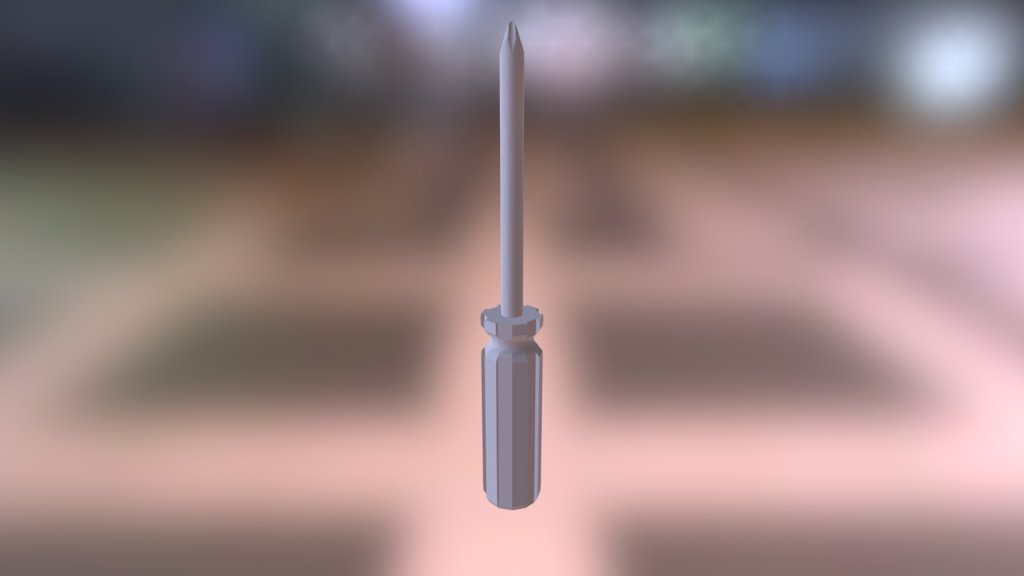 Screwdriver - 3D model by abcmilkman [2841898] - Sketchfab
