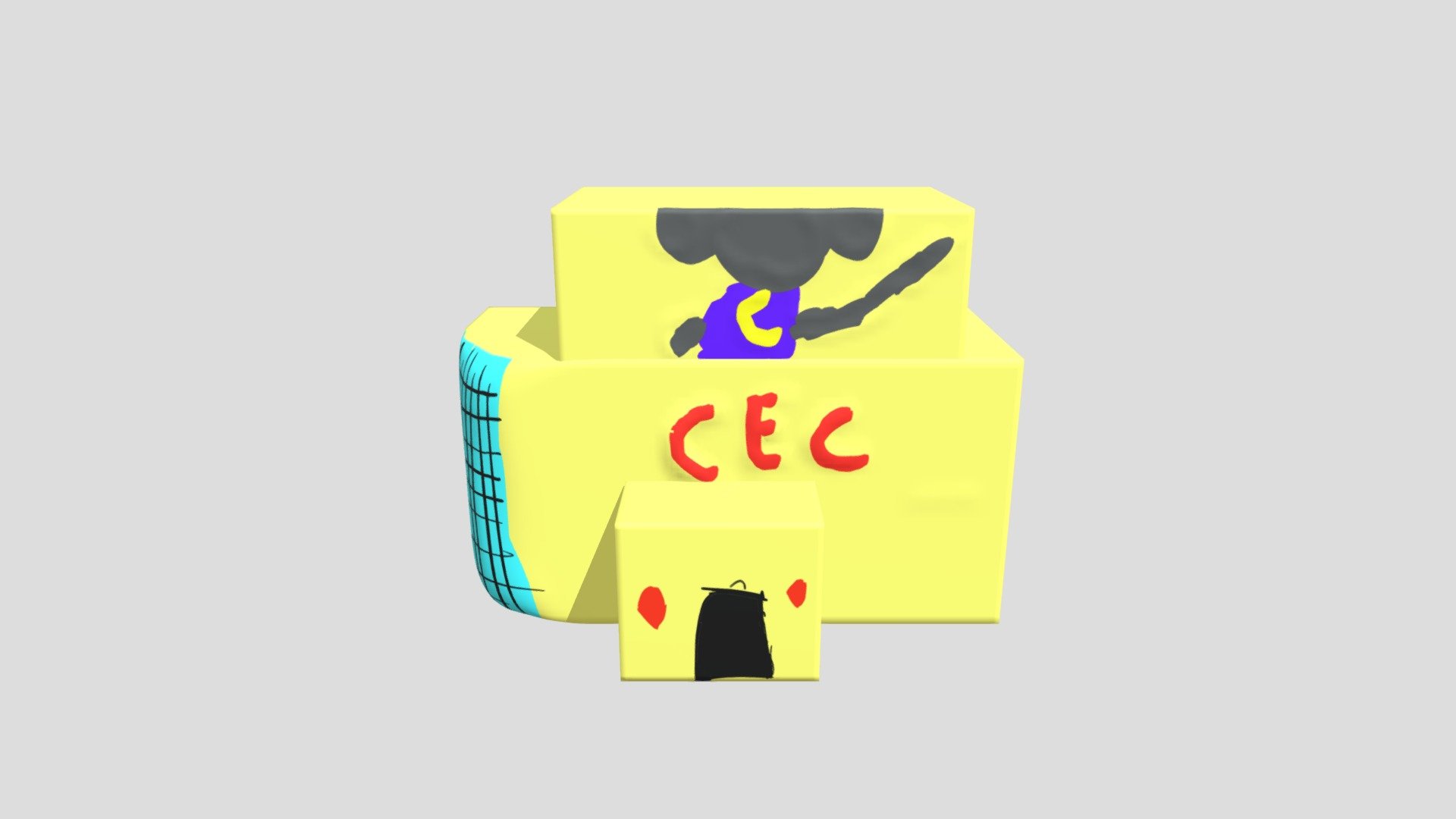 Chuck e cheese - Download Free 3D model by Chuck_E_Cheese_modeler ...