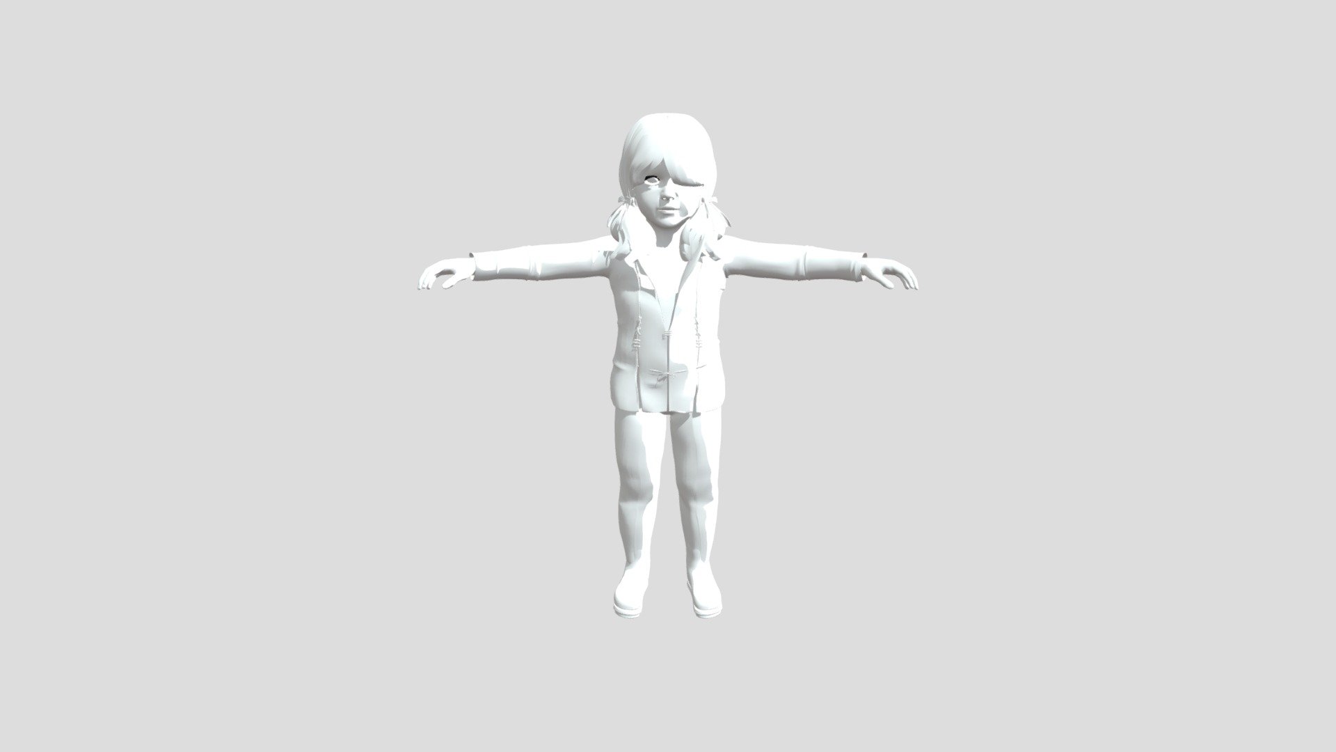 girl - Download Free 3D model by krtu [28458e4] - Sketchfab