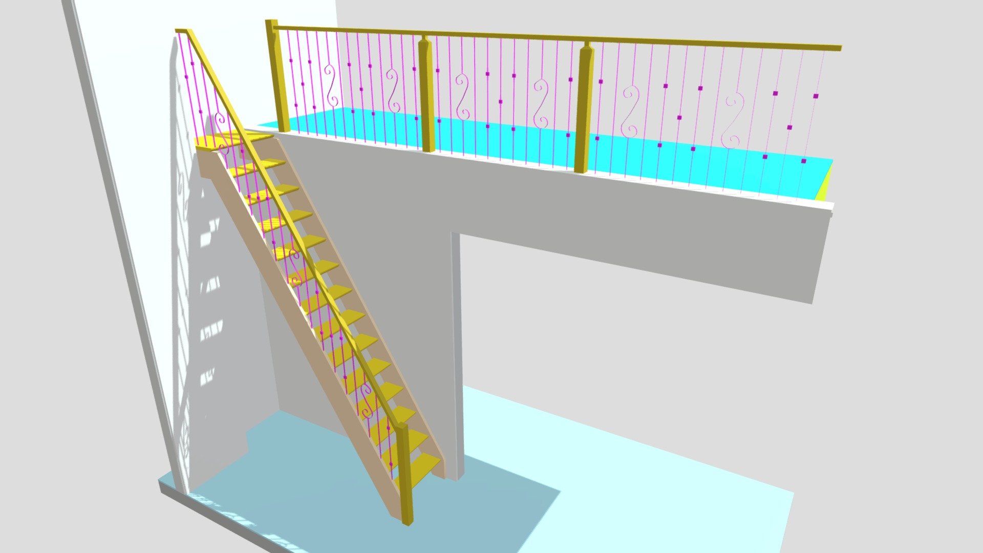 Ships Ladder Model Rev 1 - Stasi Res - 3D model by JD Stairs ...