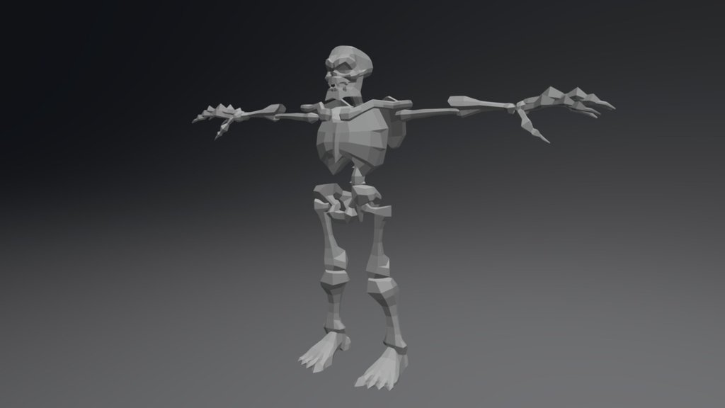 Skeleton Basemesh WIP - 3D model by tomerabadi [28474f8] - Sketchfab