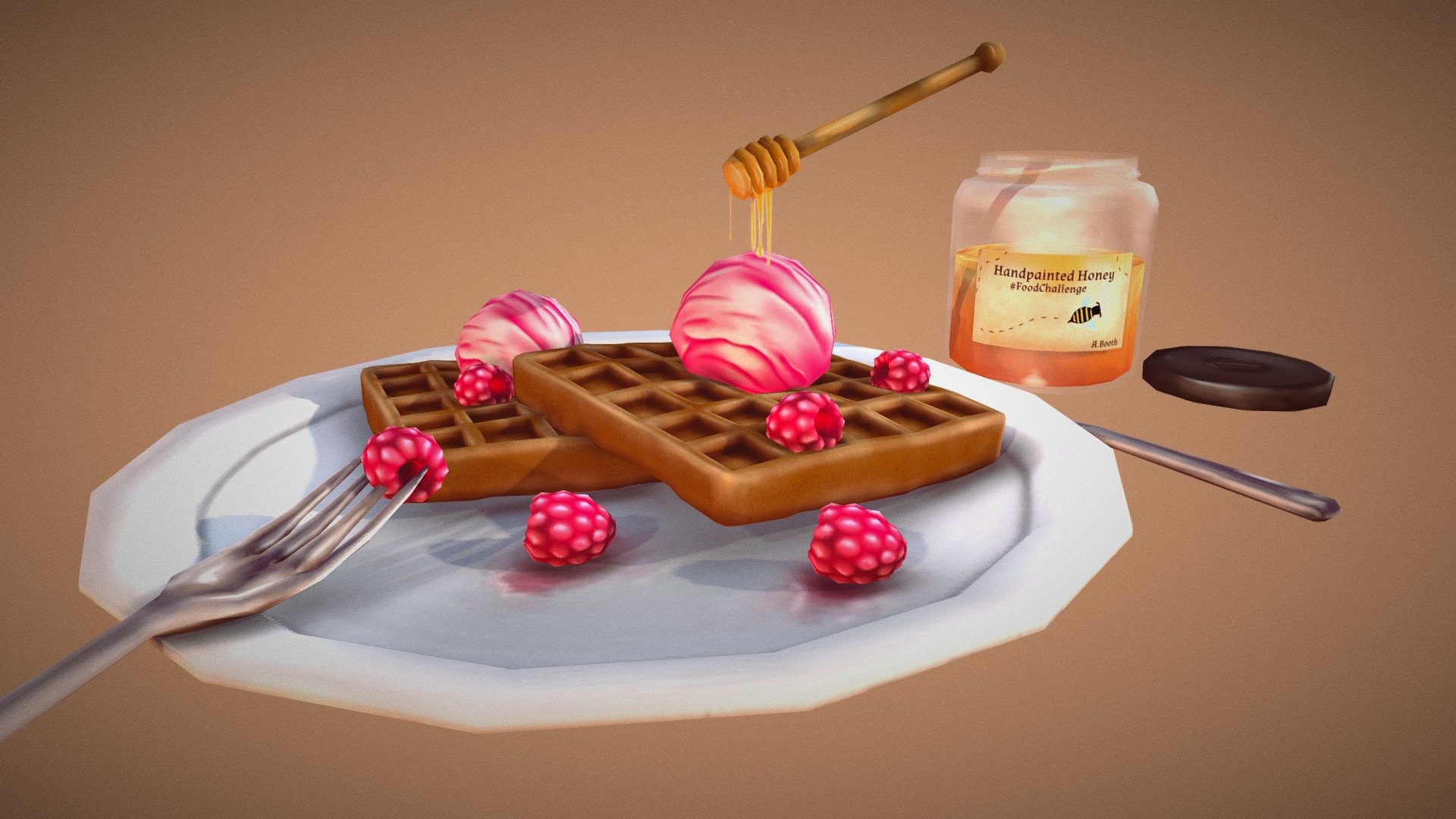 Waffling on - Download Free 3D model by AyyZerr [284849e] - Sketchfab