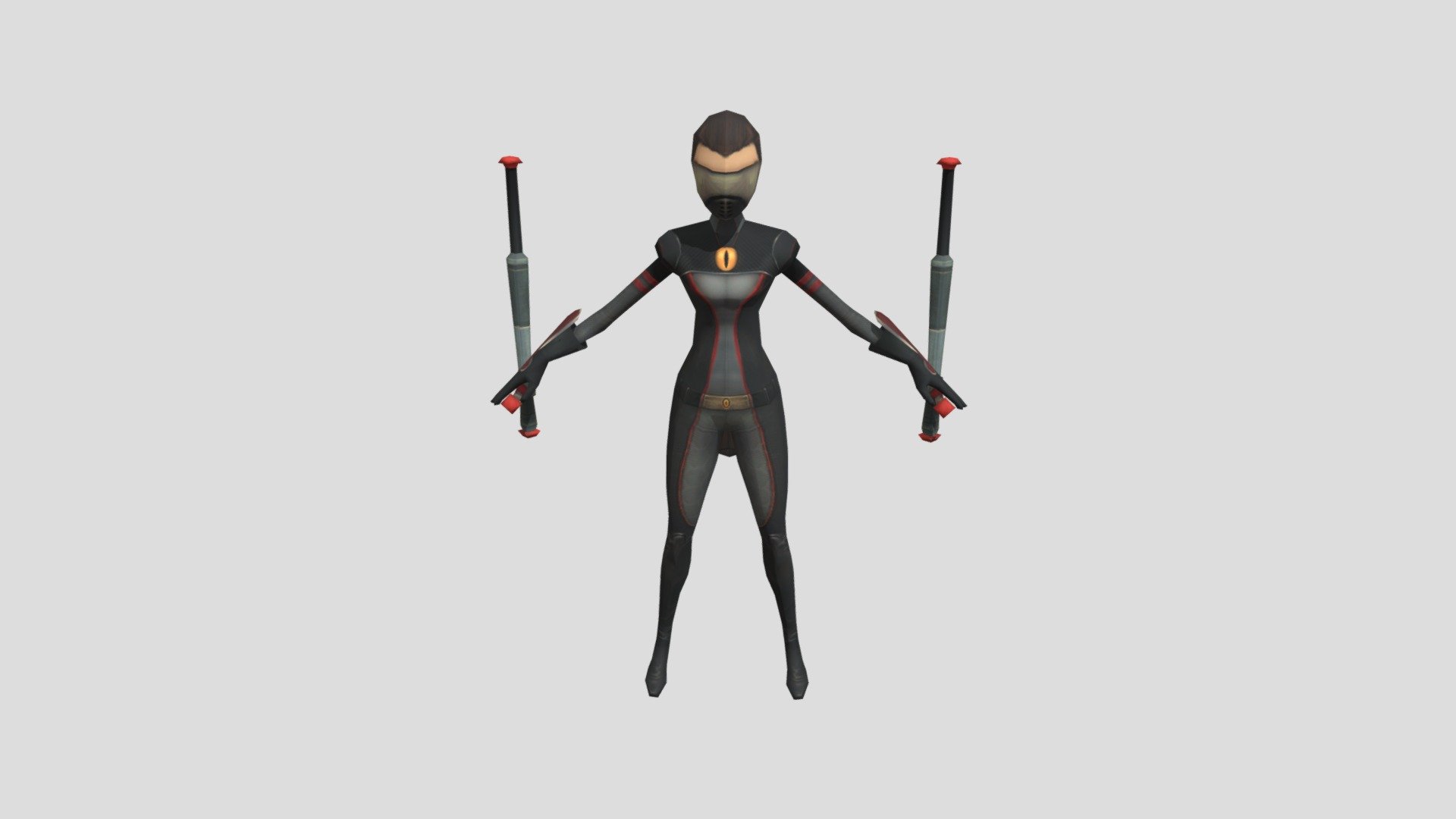 Calico Soldier Ninja (Bolt Disney) - Download Free 3D model by ...