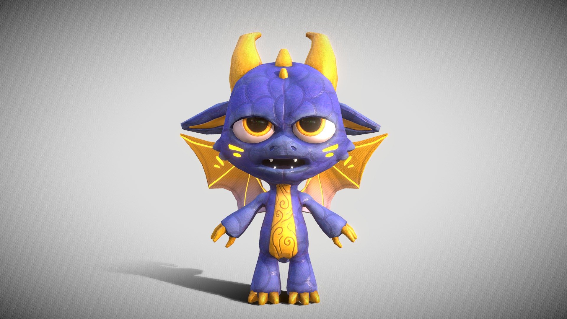 Stuffed Dragon Texture II - Download Free 3D model by kand8998 ...