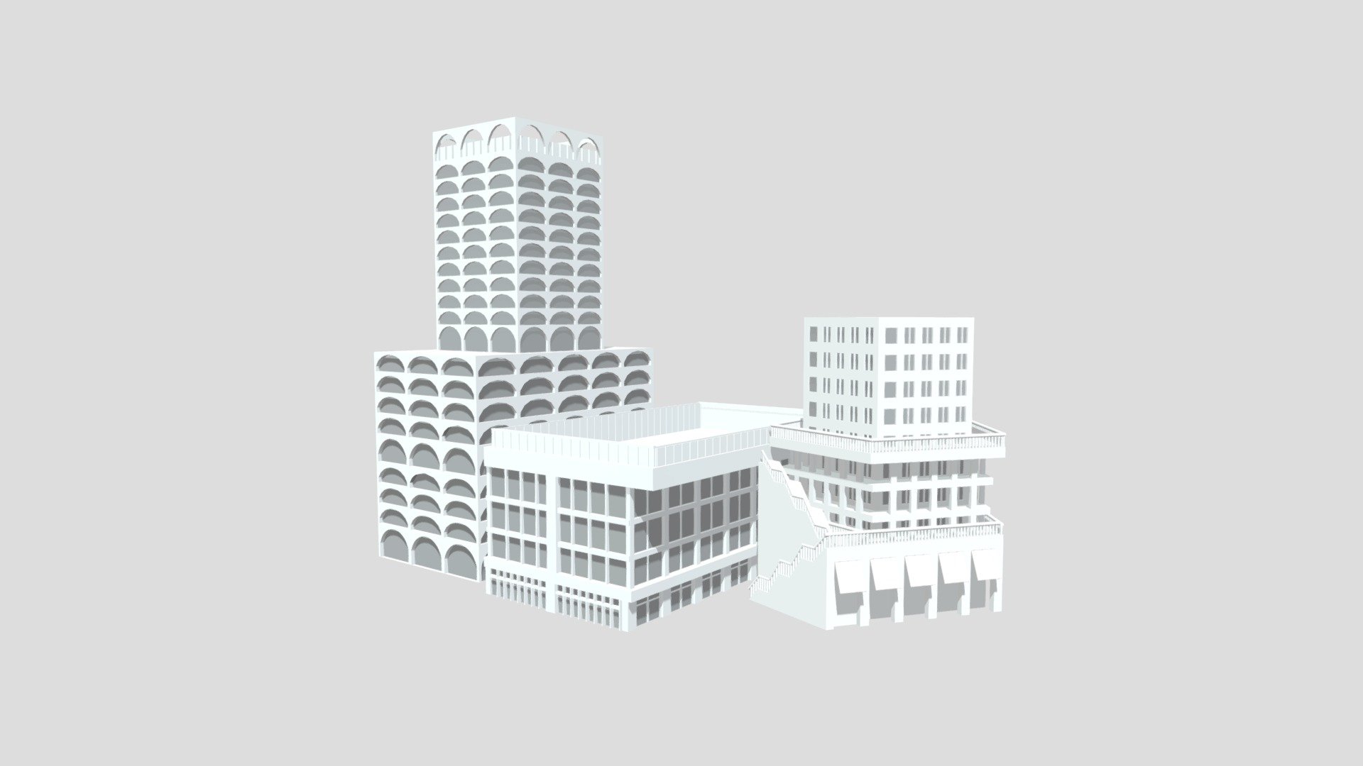 Book Building - Download Free 3D model by jiayeli864 [284a8b9] - Sketchfab