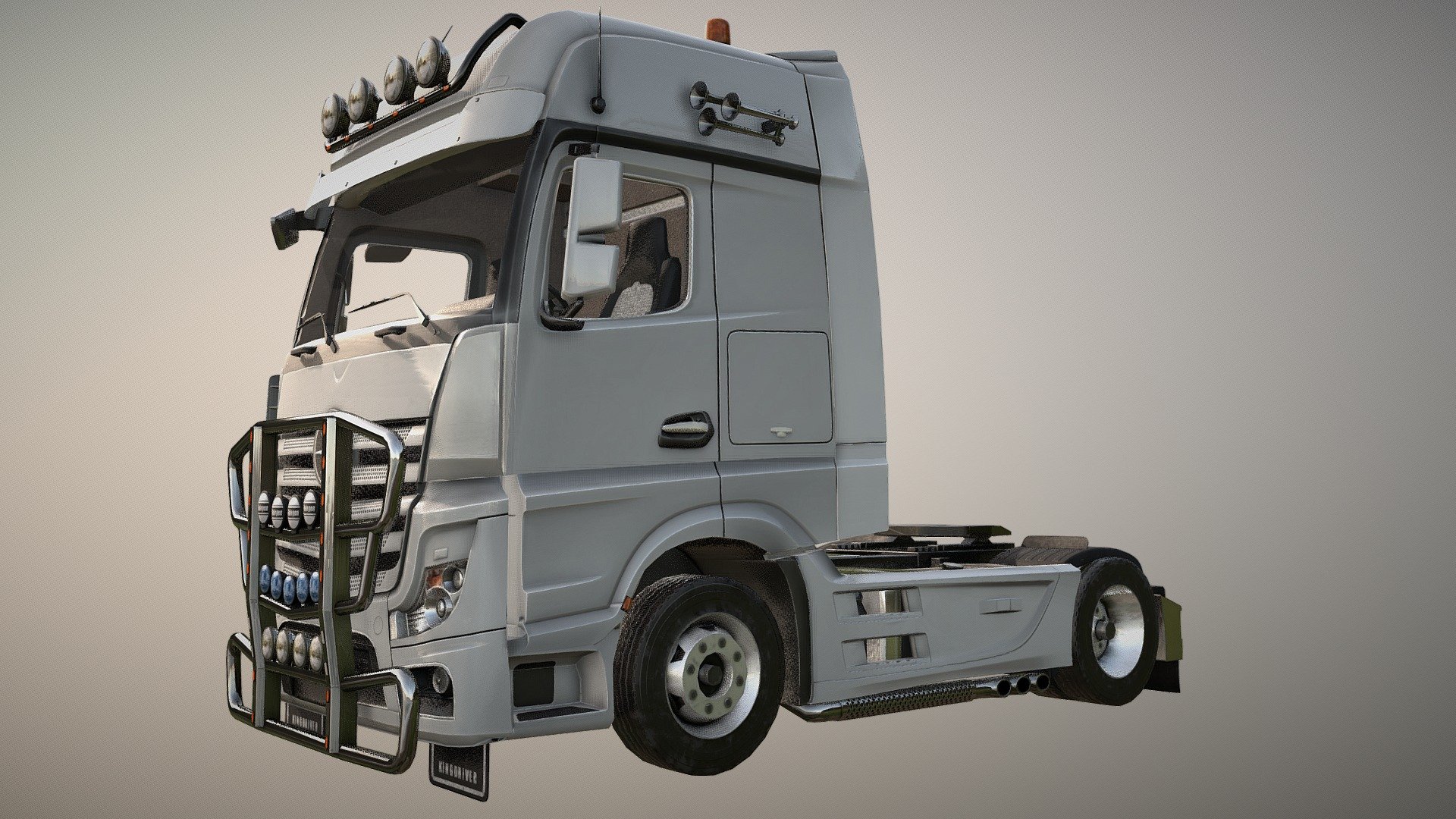 Mercedes-Benz Actros - 3D model by HereticAnthems [284ad4b] - Sketchfab
