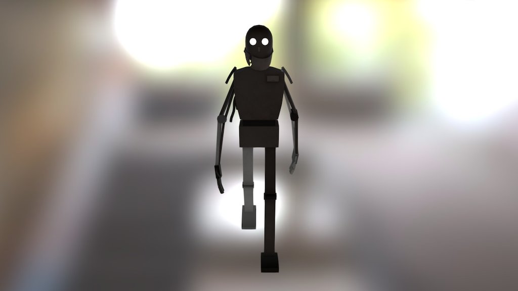 Walk Animation - Robot Character - 3D model by branturn362 [284c571 ...