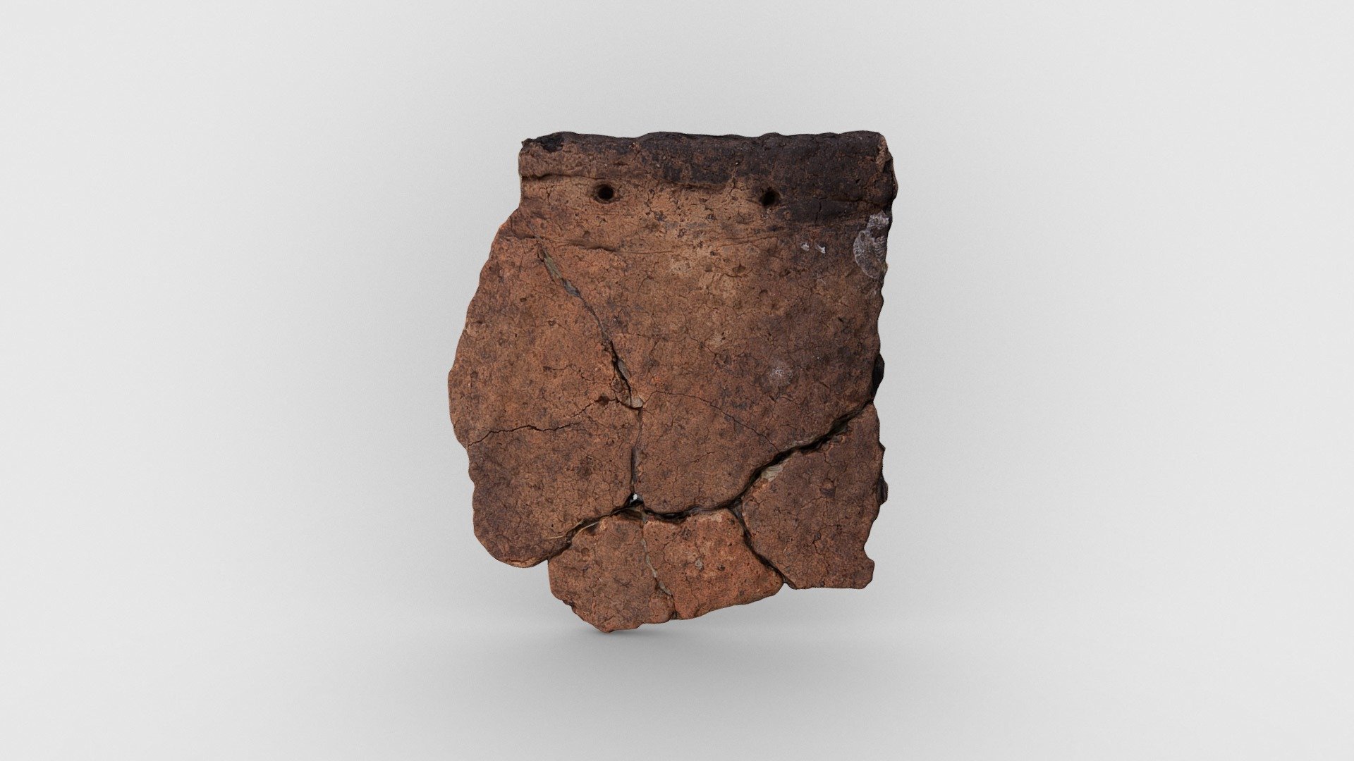 Фрагмент керамического сосуда - 3D model by DHlab [284dae6] - Sketchfab