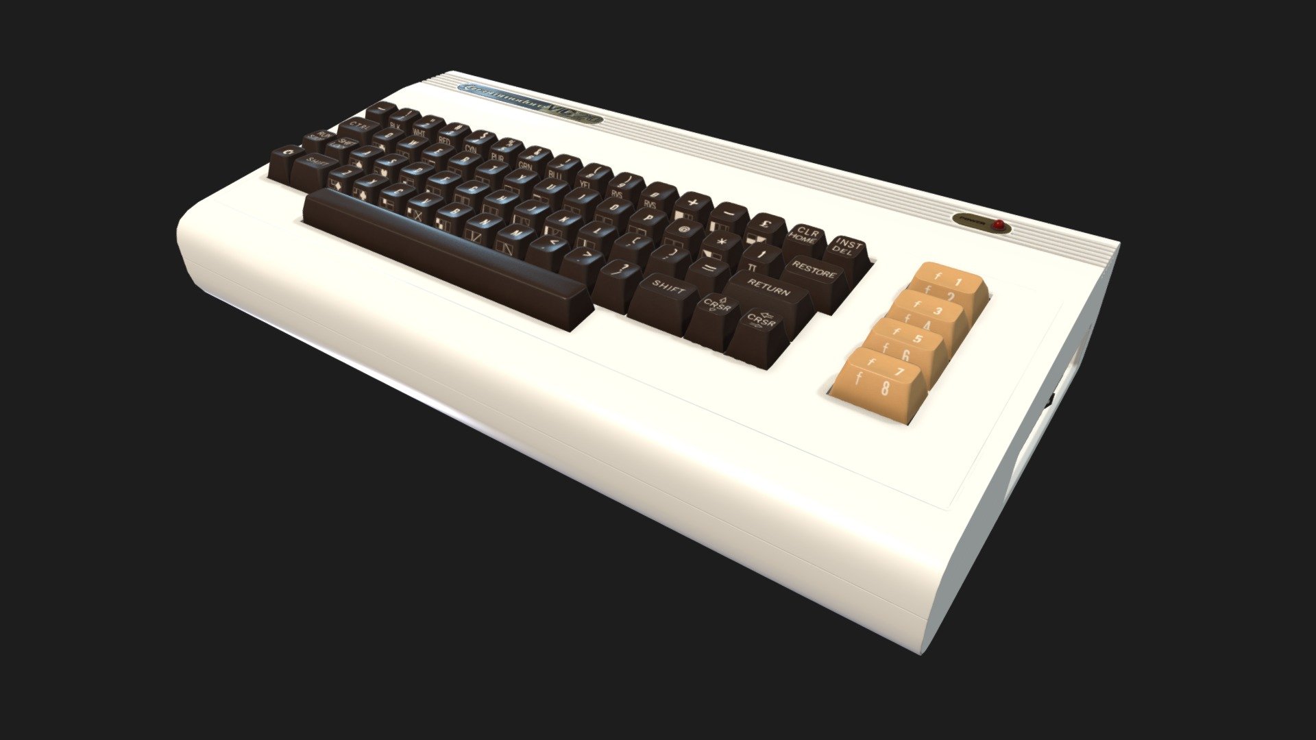 Commodore Vic-20 - 3D model by Jim Platt (@Jimbobuk) [284e58c] - Sketchfab