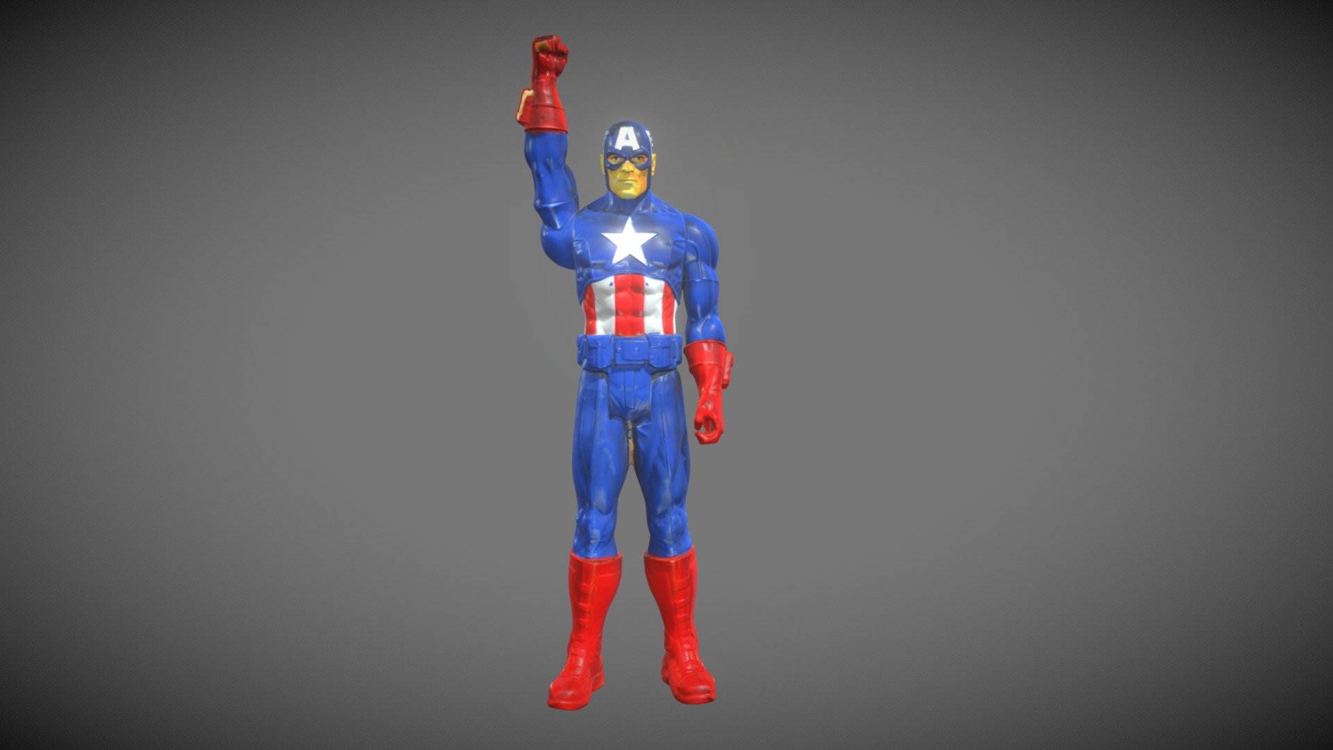 Captain America - 3D model by Pedro Monzón 3D (@P3DROMonzon) [2850871 ...