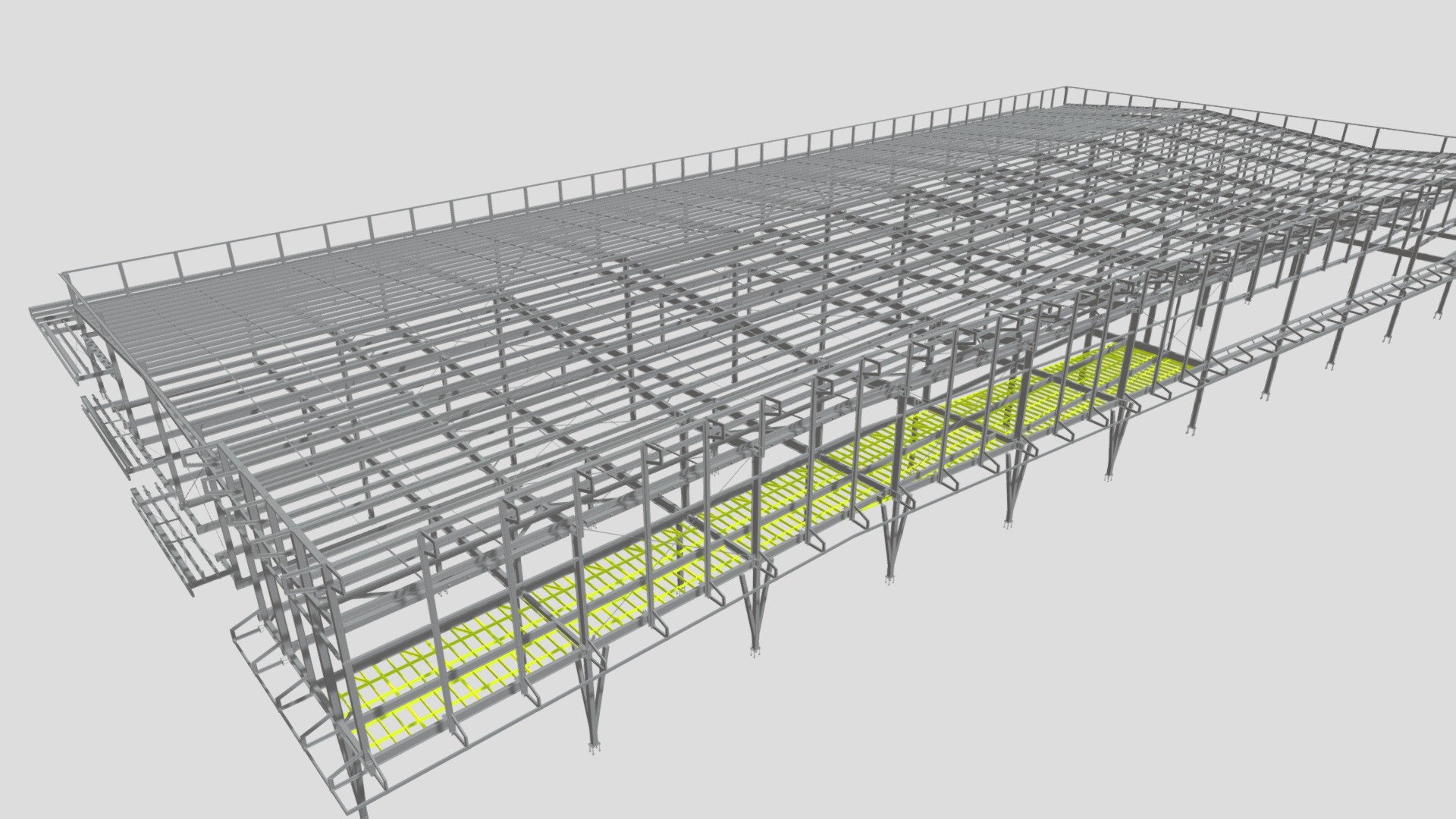 Maki A - Ground Floor Soffits - 3D model by Steel Frame Solutions ...
