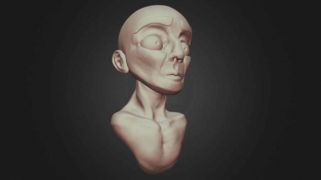 Stylized Bust Exercise - 3D model by btographics [2851af0] - Sketchfab
