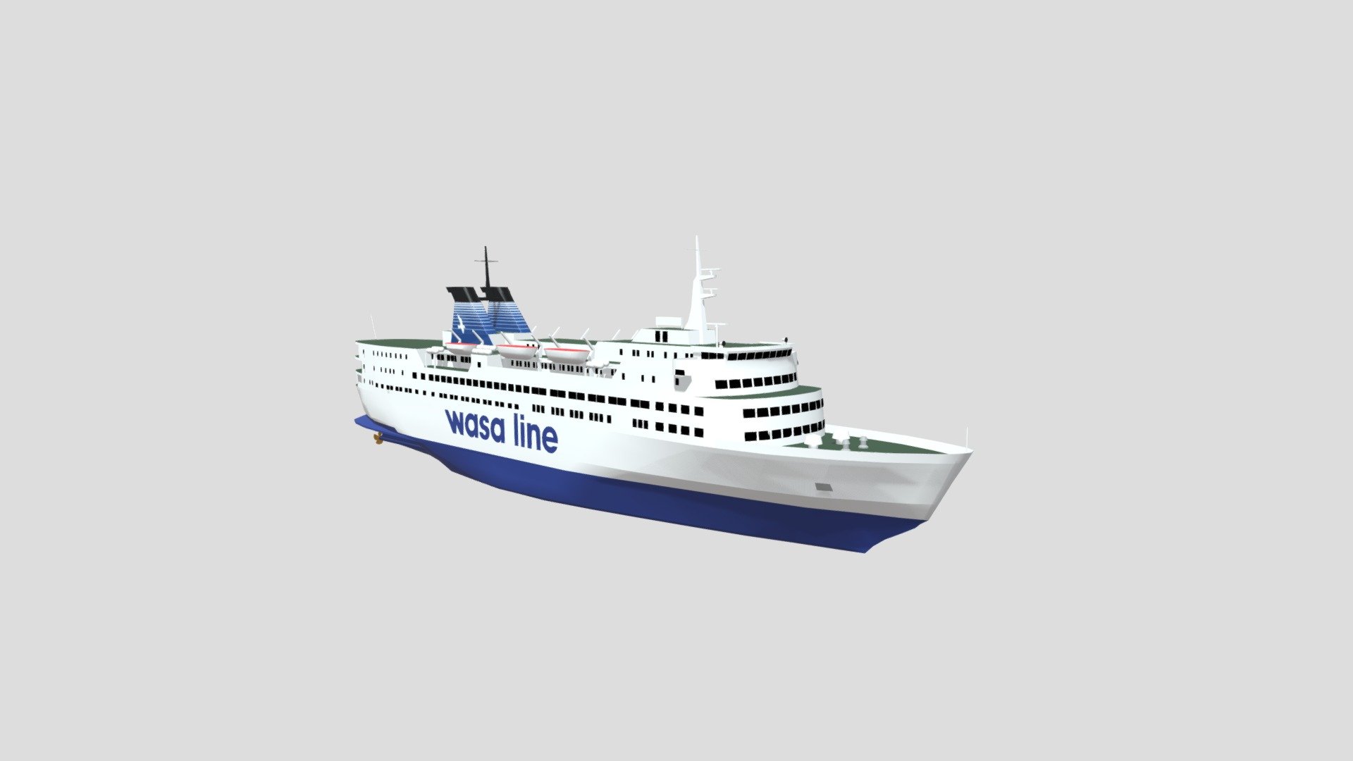 Wasa Line M/S Fennia (1966) (1990) - Download Free 3D model by FHA ...