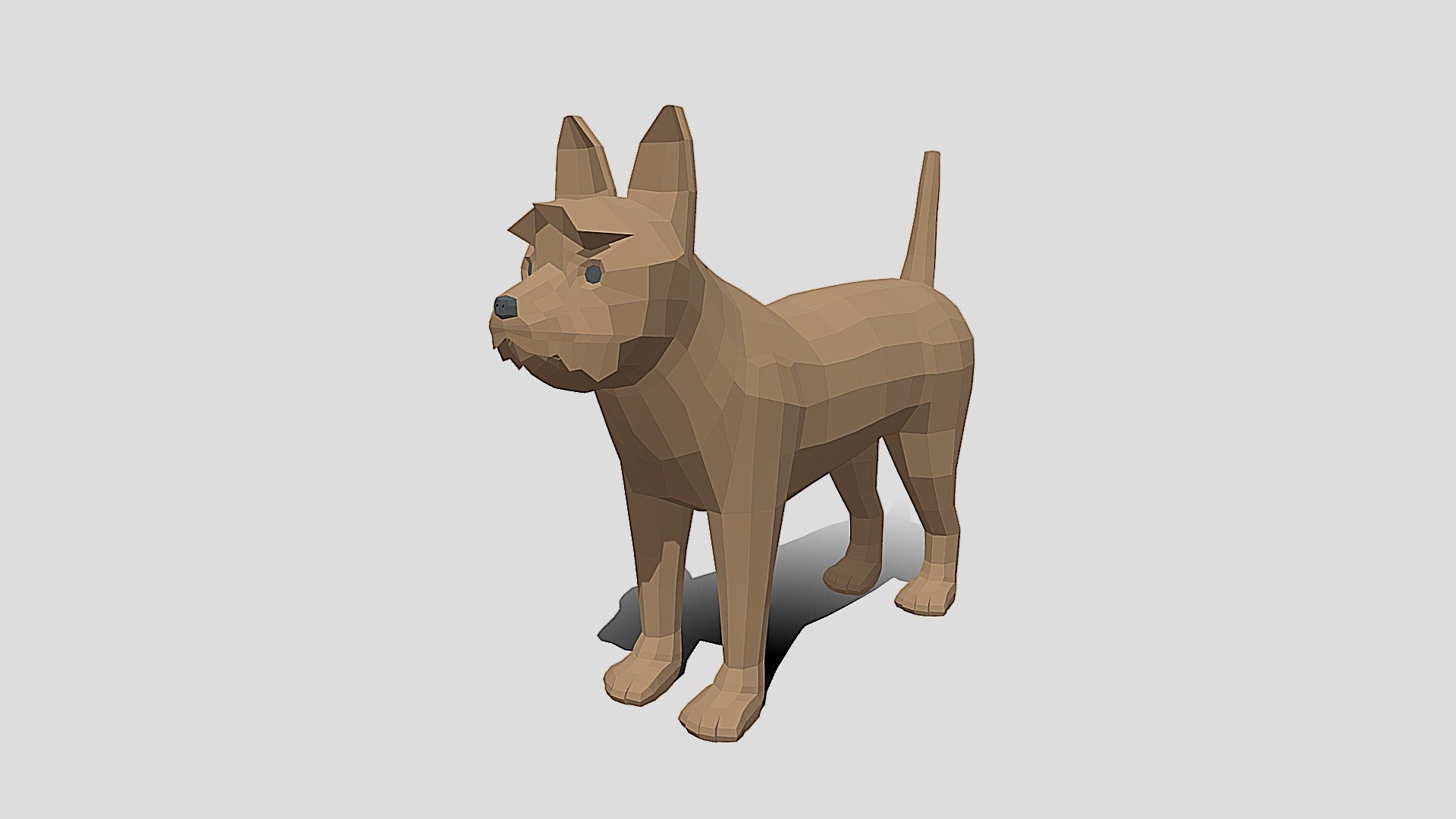 Low Poly Cartoon Yorkshire Terrier Dog - Buy Royalty Free 3D model by ...