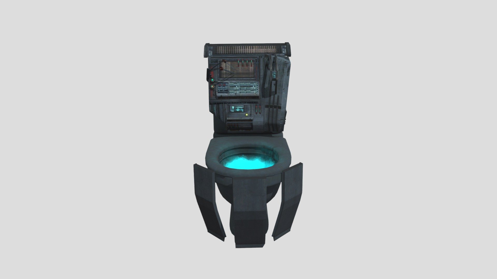 glitch toliet template - Download Free 3D model by tv woman ...