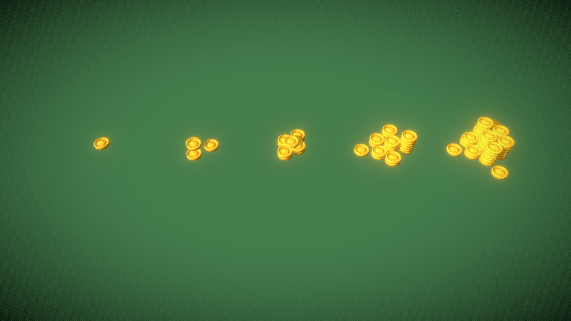 Low Poly Simple Coins - 3D model by Blue Colossus Studio (@BlueColossus ...