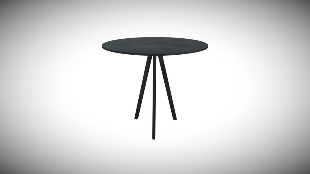 Amagni Table 70 O80-black - 3D model by denkain [2855920] - Sketchfab