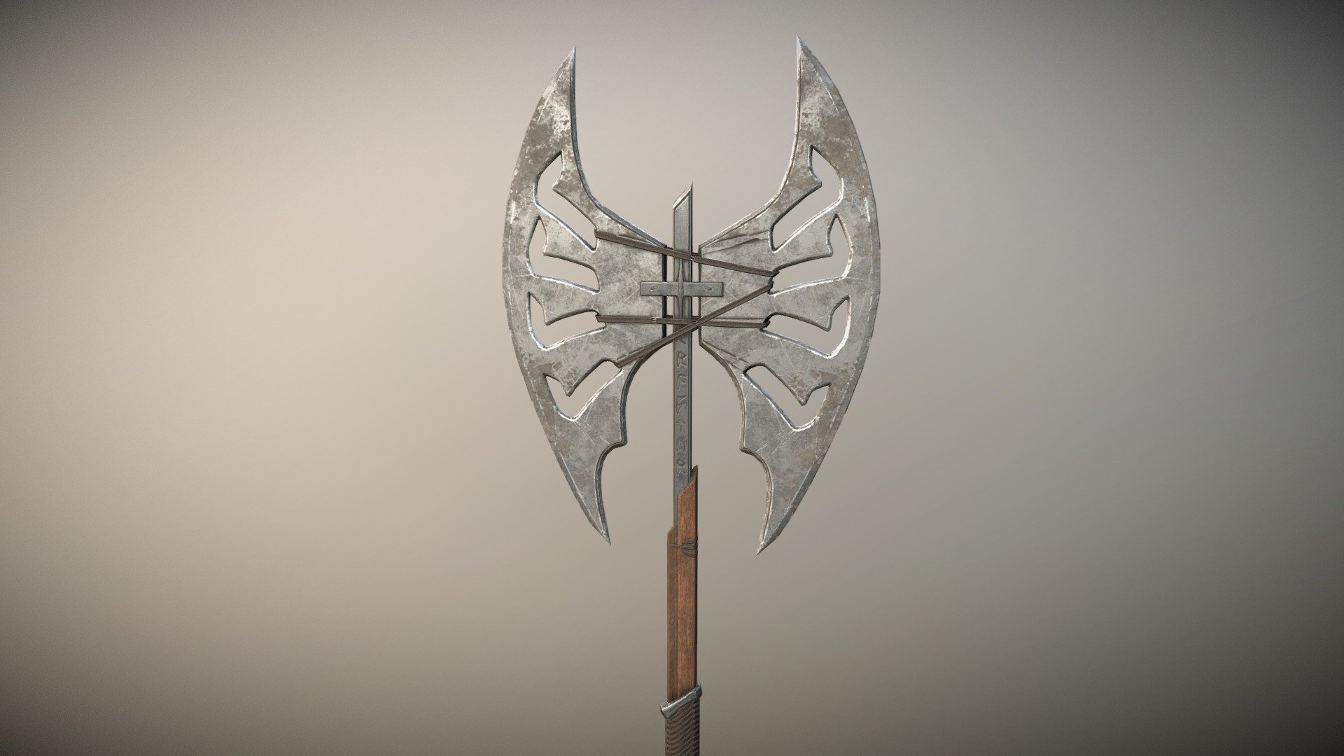 Gothic "Axe of Li"- fan art - Download Free 3D model by obamazz ...