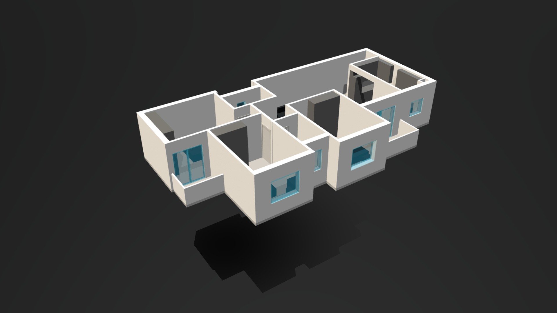 Jerald's Home - Massing Model - Download Free 3D model by Pravar ...