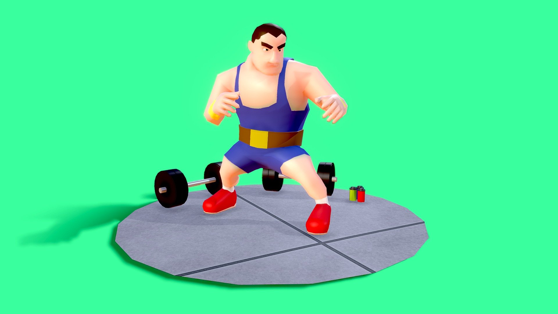 Luchador - Práctica Modelado especialidad - 3D model by ...