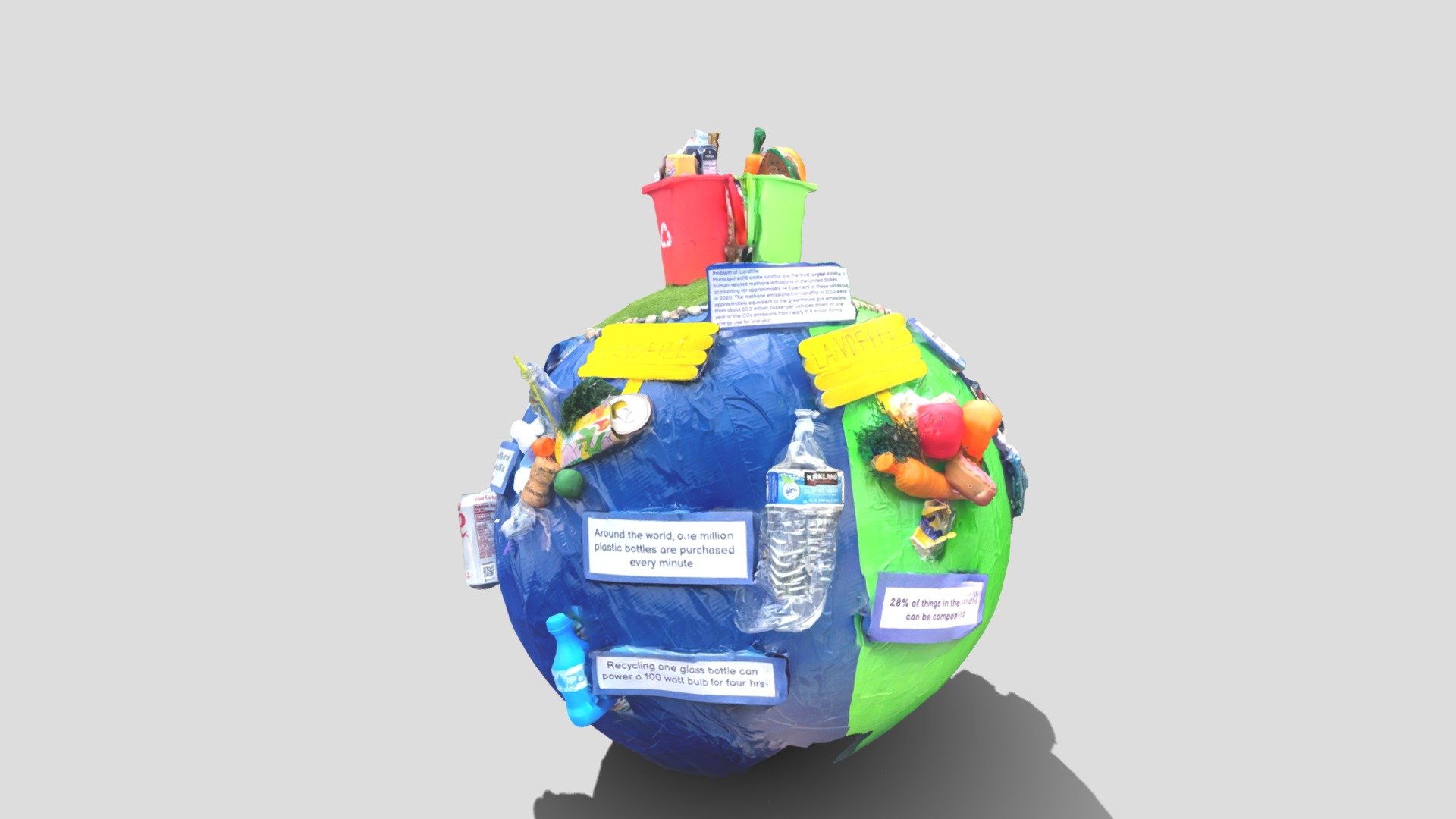 Cool Globes Recycling and Composting - 3D model by aydqam [285b50d ...