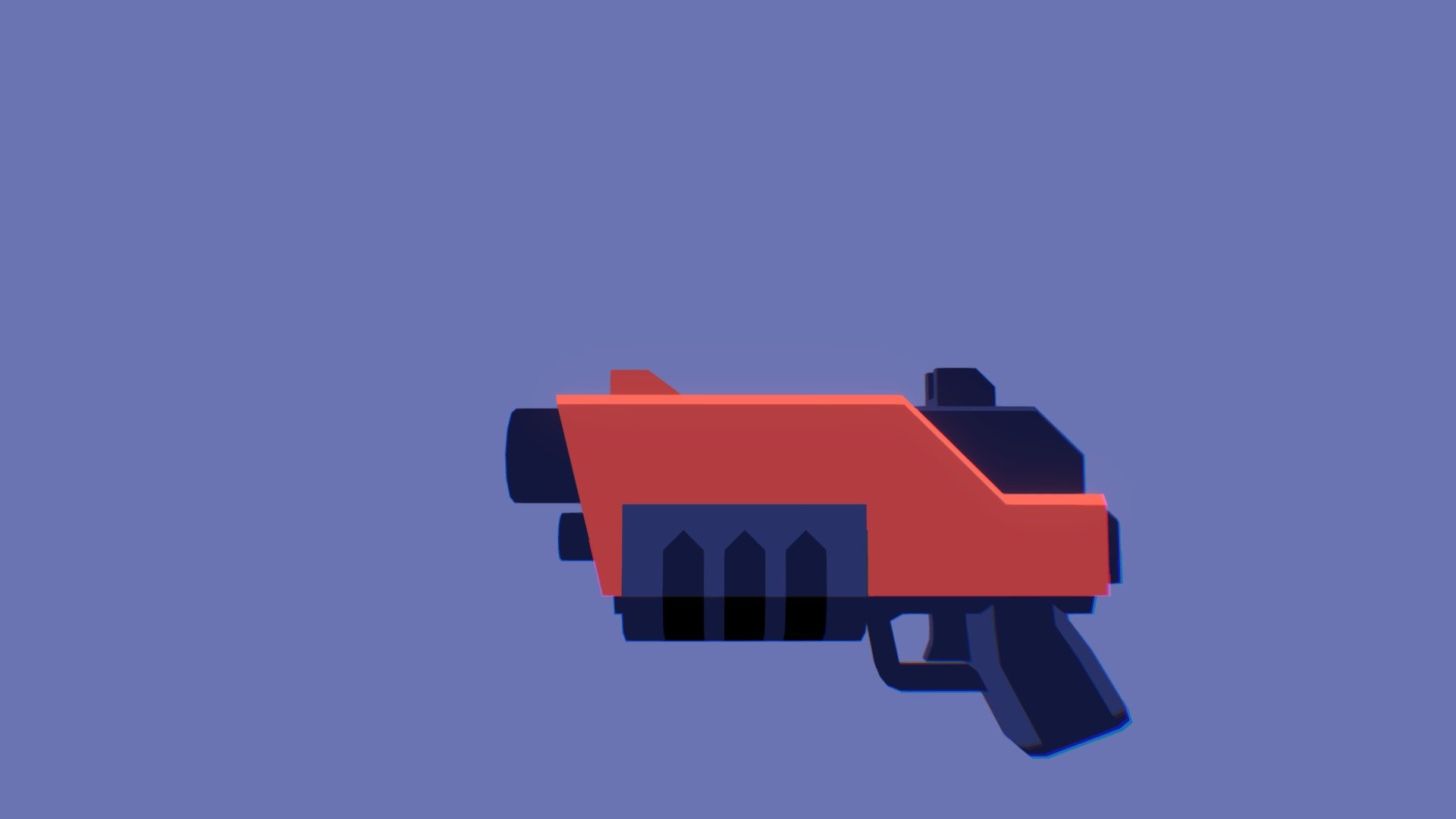 Stylized CyberGun - Download Free 3D model by Andrew Czanik - LHTeam ...