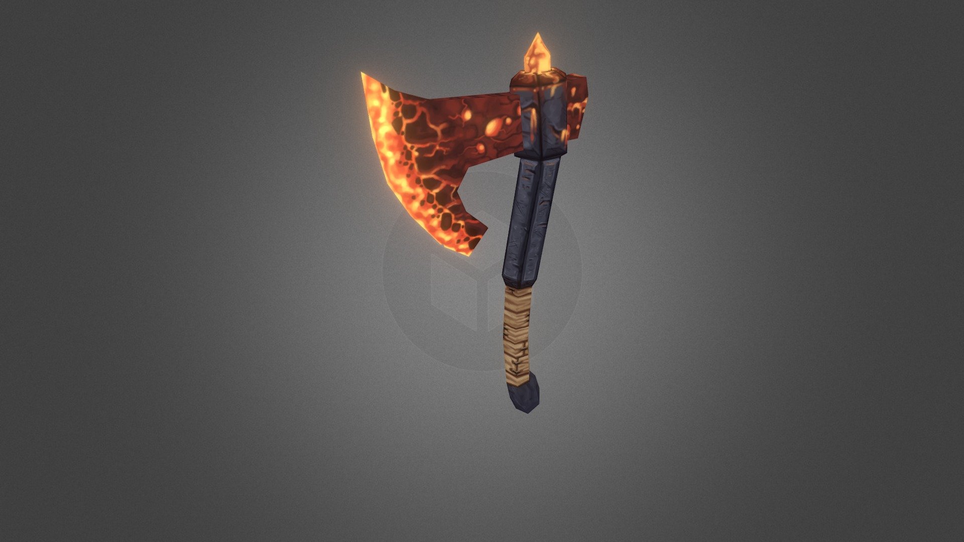 Molten Axe - 3D model by doomsberry [2860db6] - Sketchfab