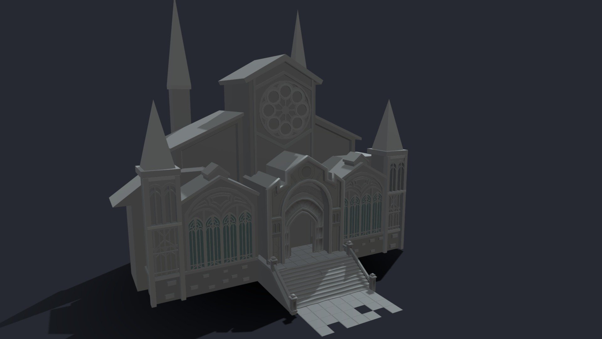 Church - 3D model by GameMakerPub [2861265] - Sketchfab