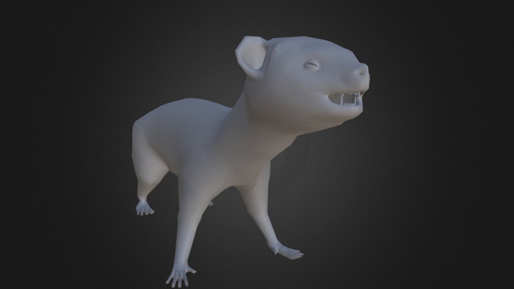 Weasel 3D Base Model - 3D model by dwindown [2861e81] - Sketchfab