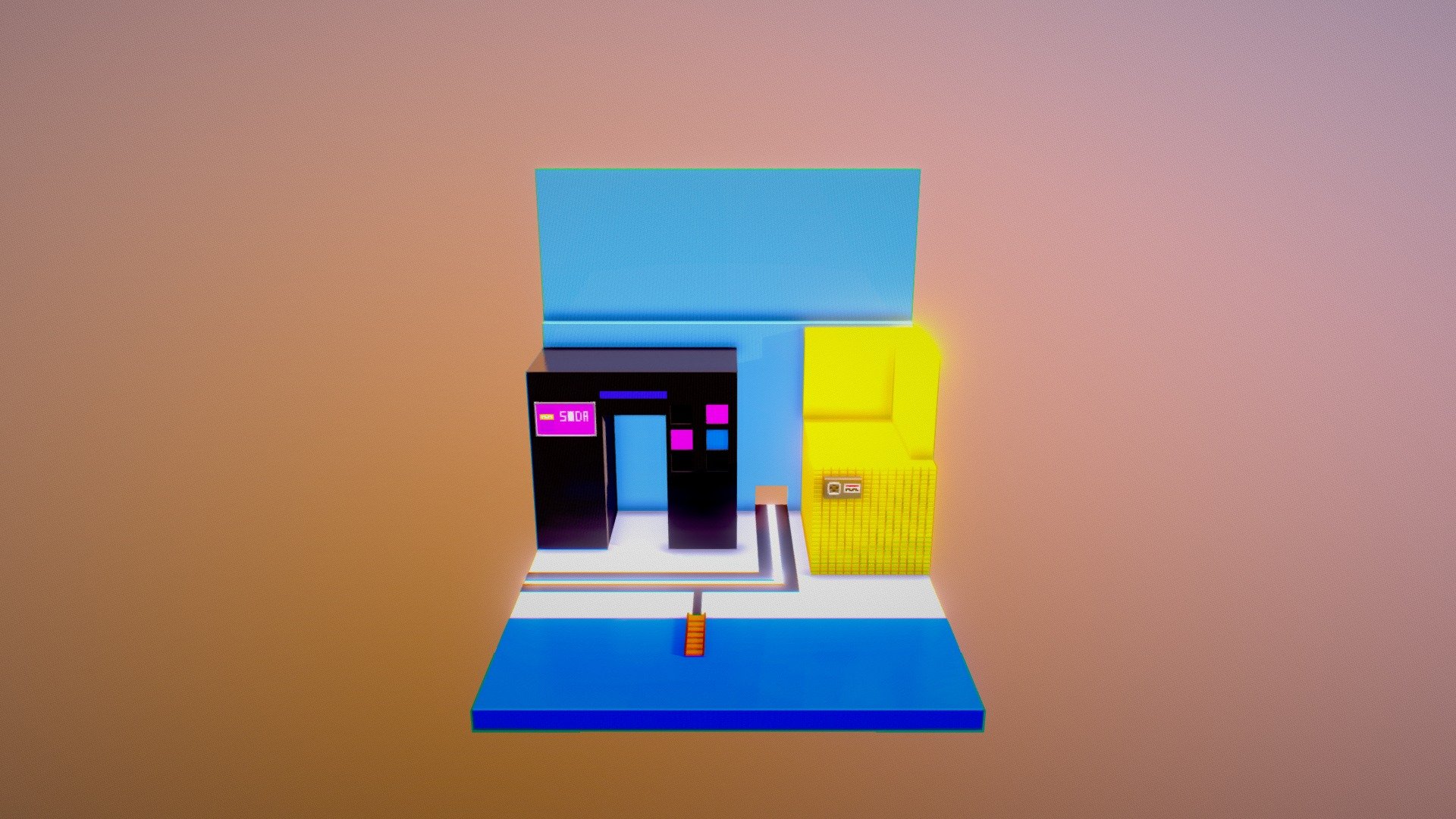 Mini city - 3D model by GeorgyPlanB [2862114] - Sketchfab