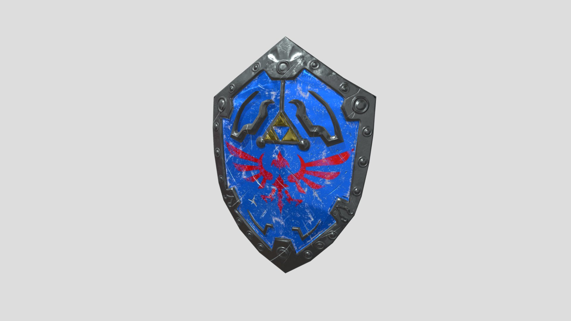 Hylian Shield - 3D model by Claudio.Rojas [2863be8] - Sketchfab