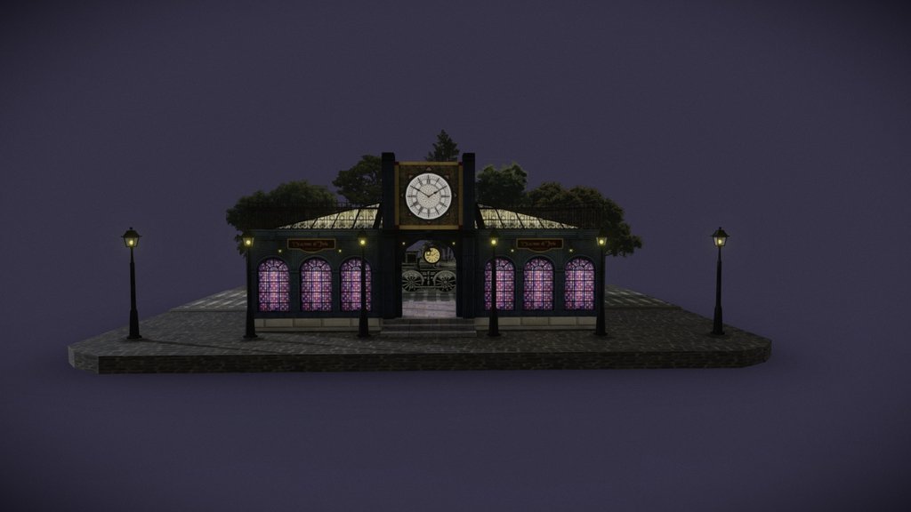 train station - A 3D model collection by whitneyjcw - Sketchfab