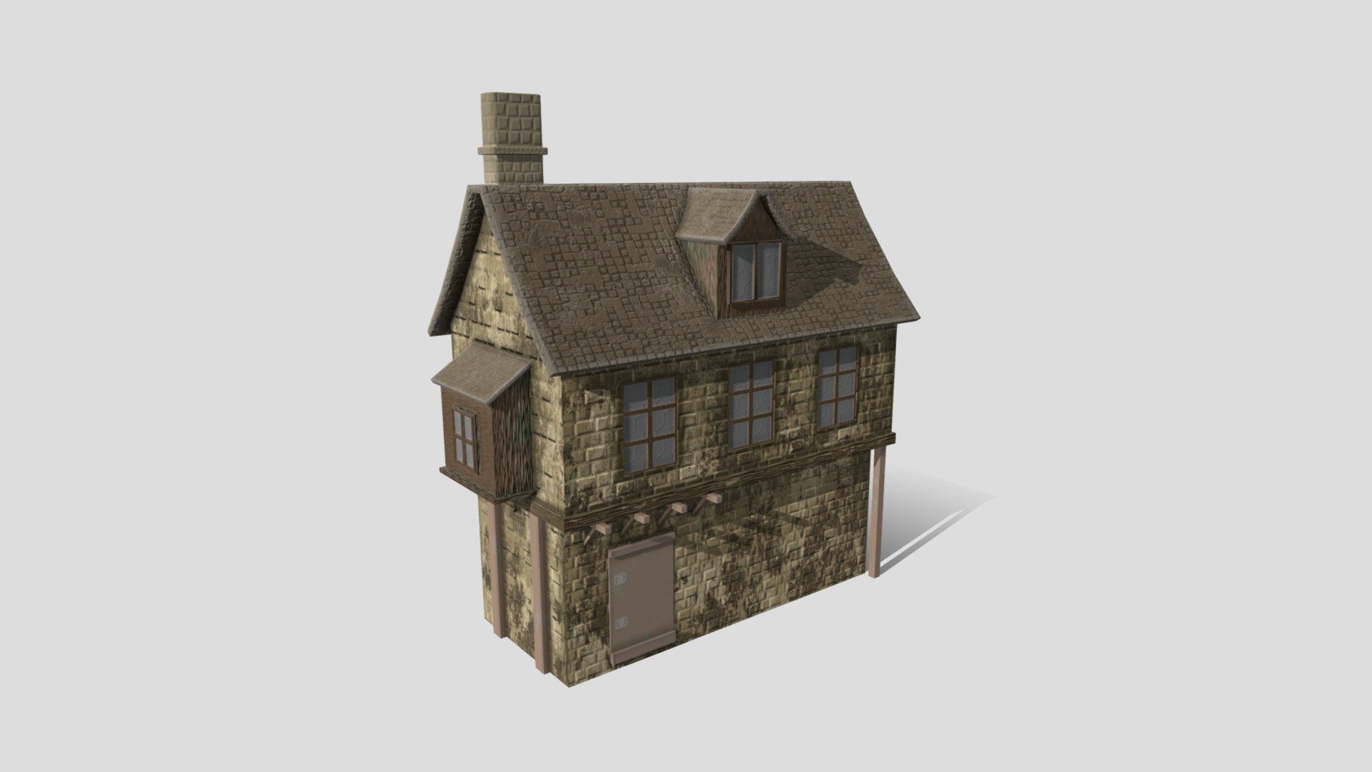 Medieval House - 3D model by Harra [2864a5e] - Sketchfab