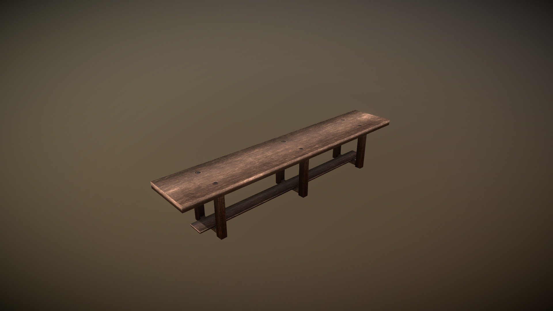 Wood Bench - Buy Royalty Free 3D model by Sergi Ezquerra (@Sergi ...