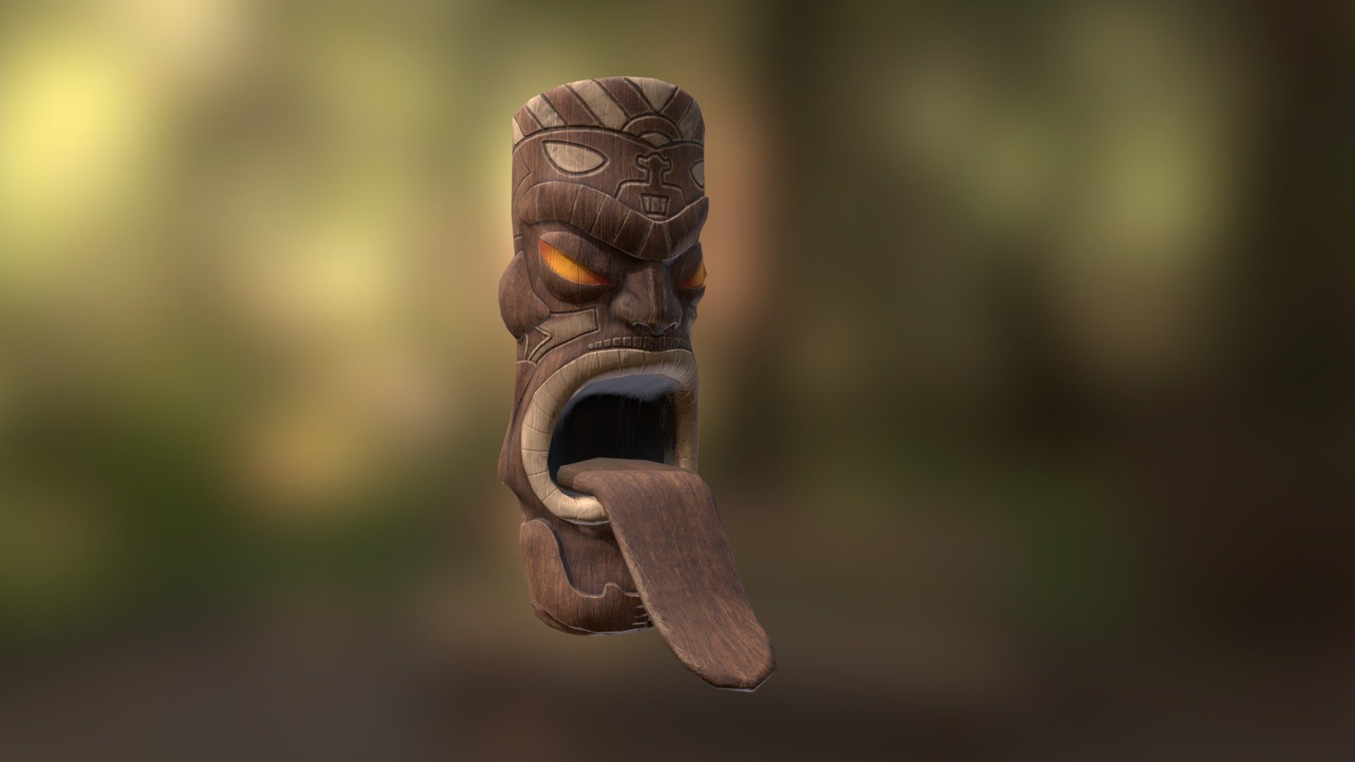 Hawaiian Tiki Statue (1 of 3) - Buy Royalty Free 3D model by Gravity ...