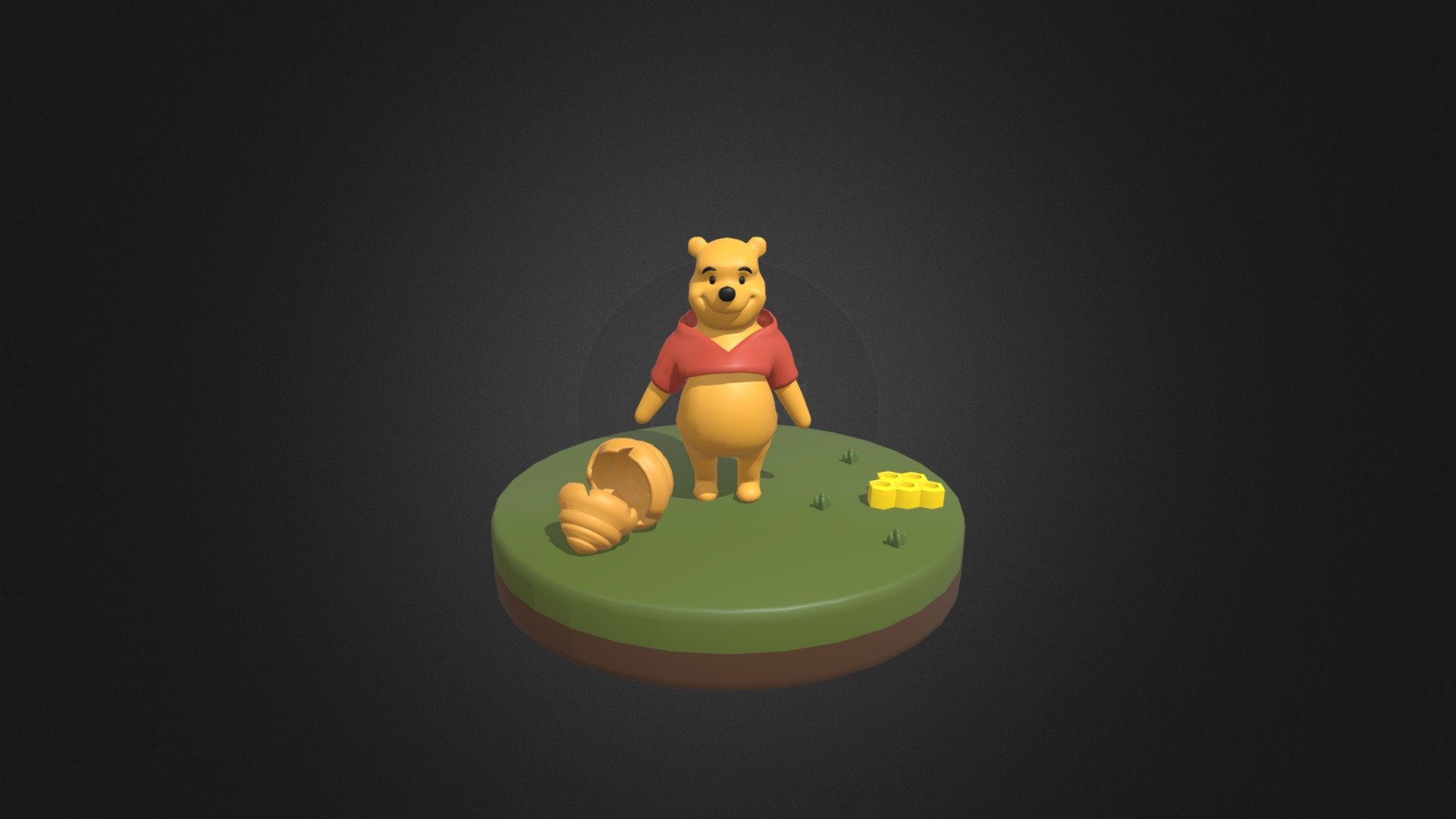 pooh - Download Free 3D model by sedayuzlu [28672ac] - Sketchfab