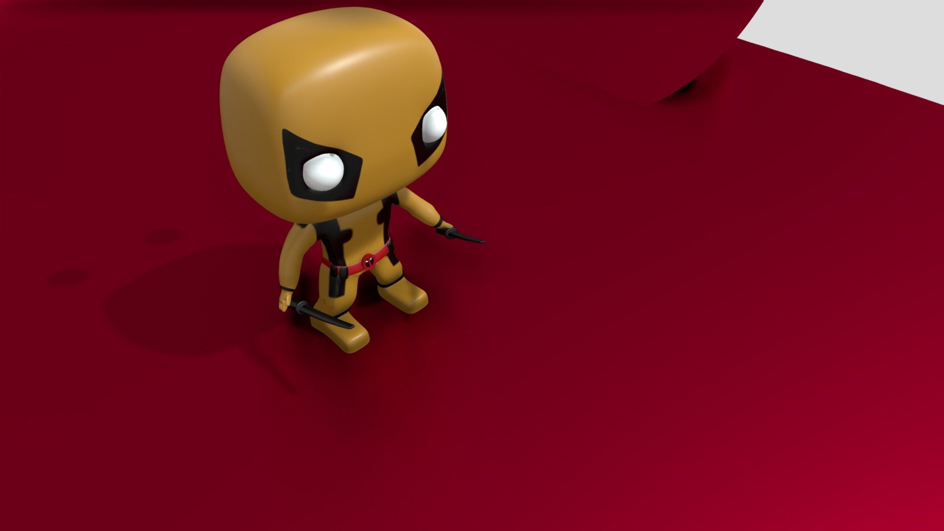 Deadpool funpop model ready to animate - Download Free 3D model by ...