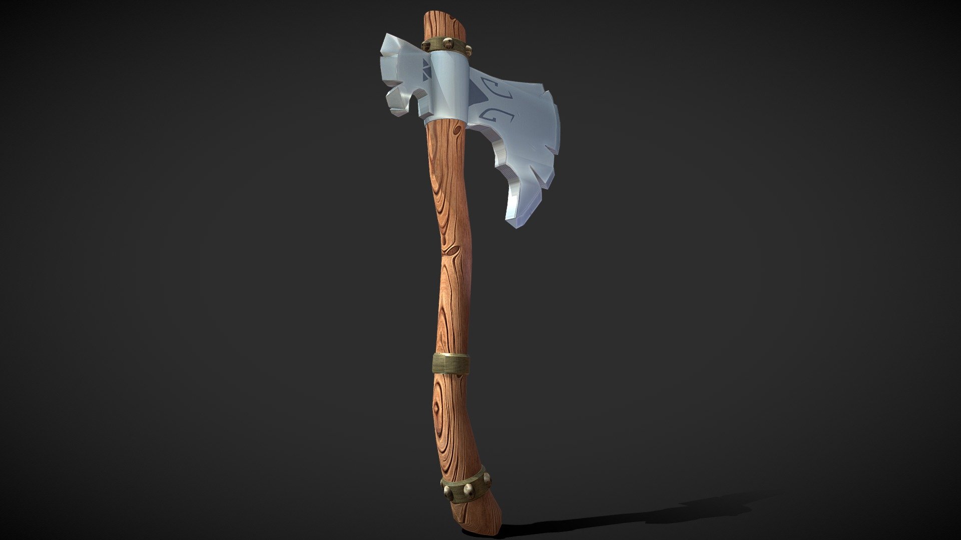 Stylized Game Ready Axe - Download Free 3D model by Patrick San ...